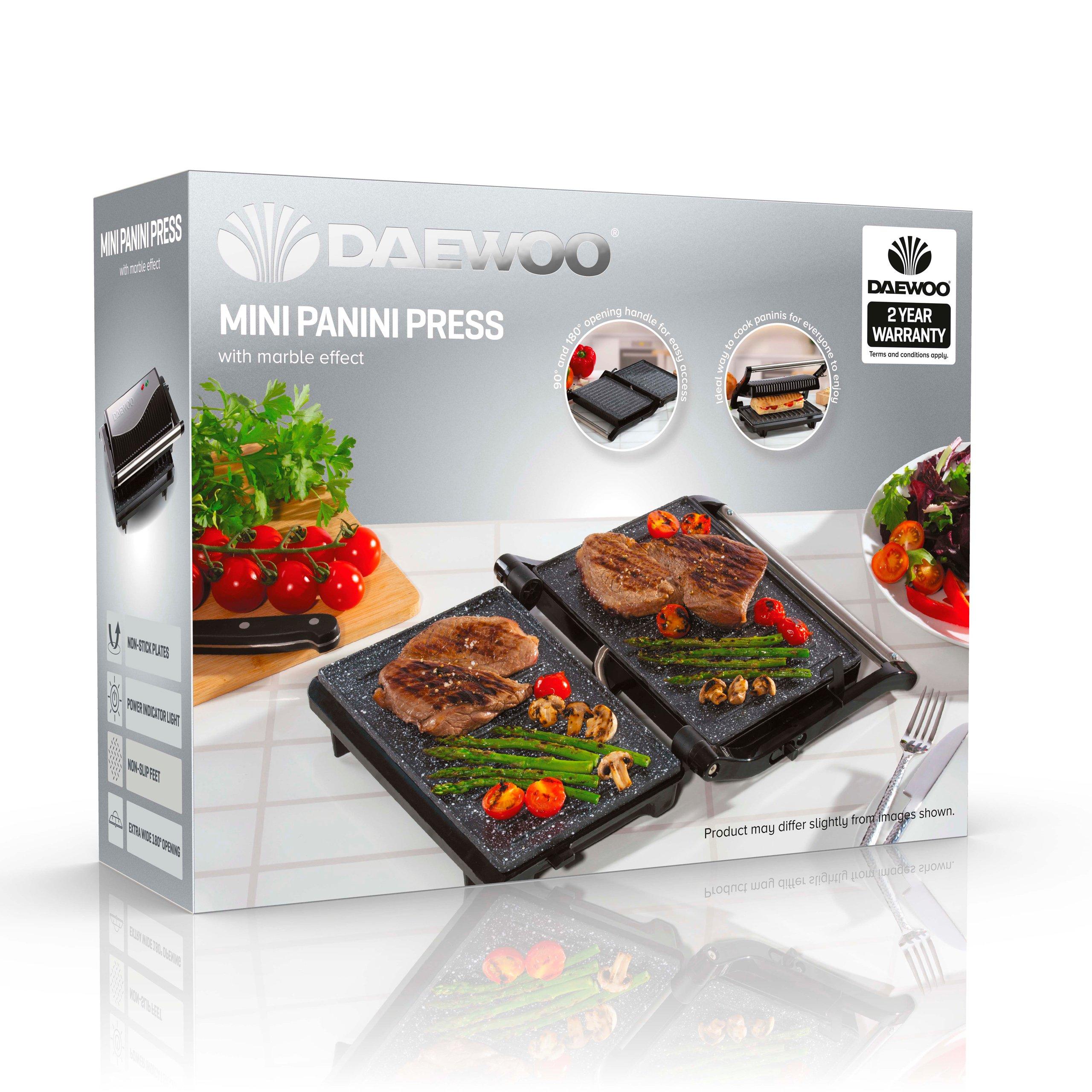 Daewoo Panini Press Electric Fryer and Grill | FRASERS