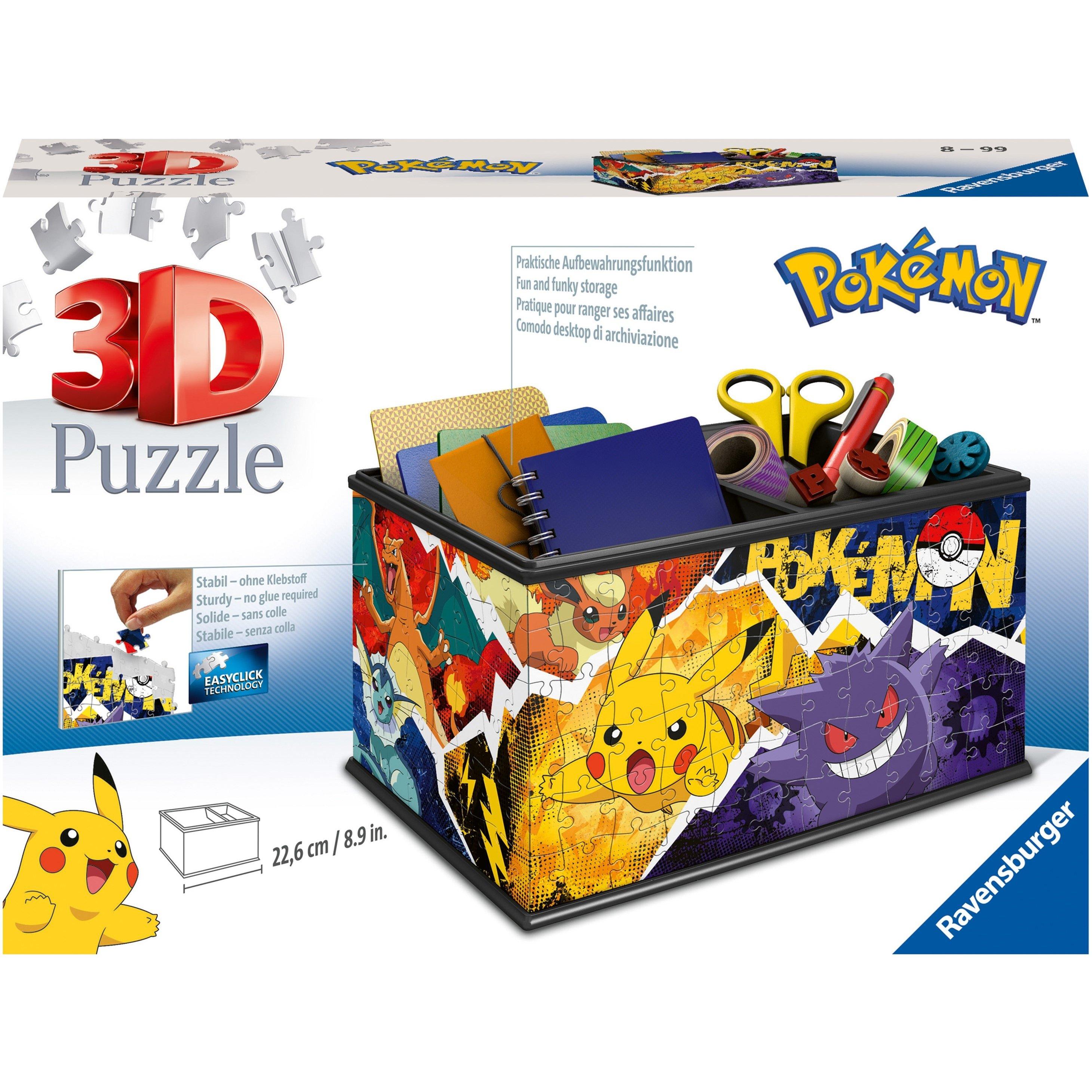 Pokemon | Pokemon Pokemon Storage Box 3D Puzzle 216pc | 3D Puzzles ...