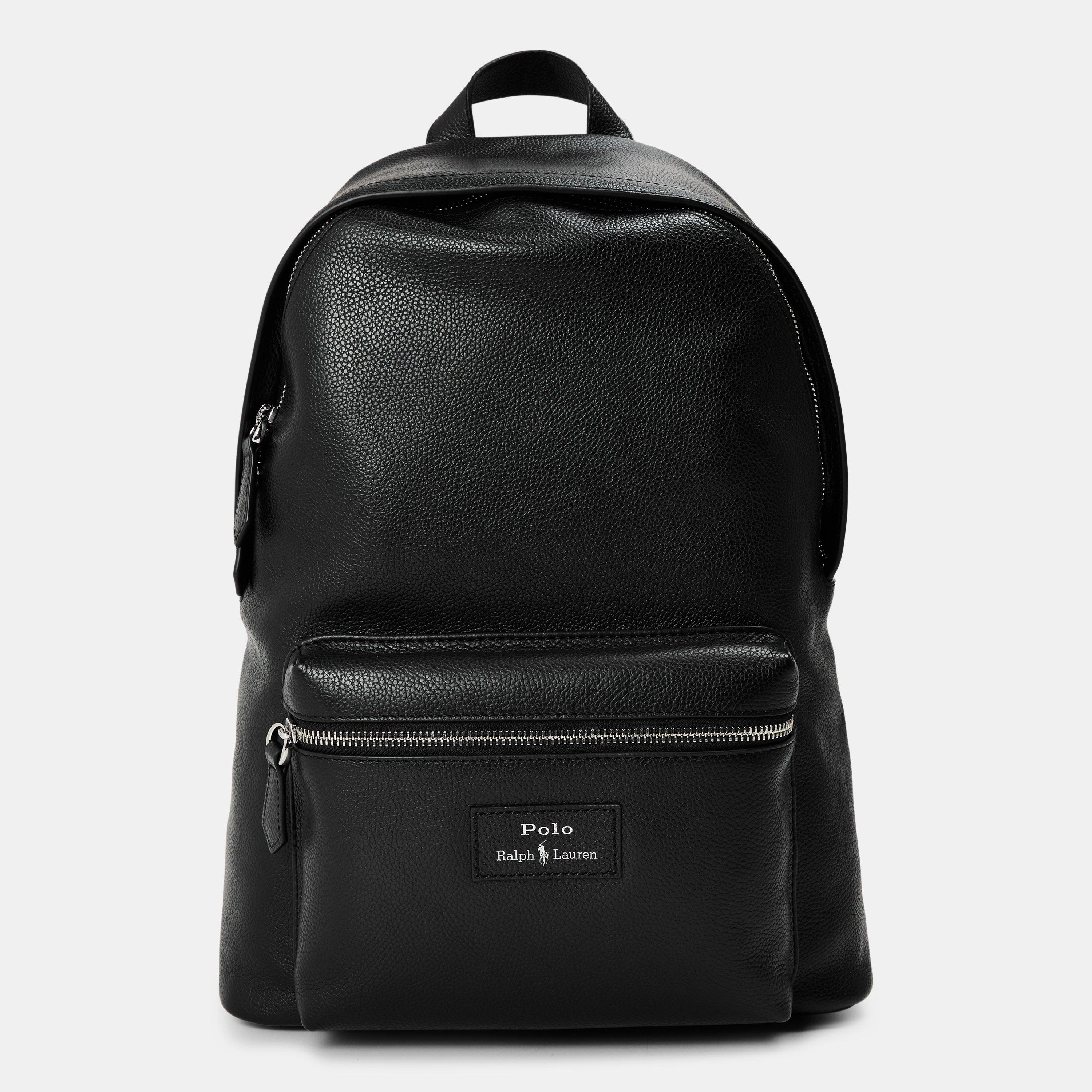 Polo Ralph Lauren | Men's Pebble Leather Dome Backpacks | Back Packs ...