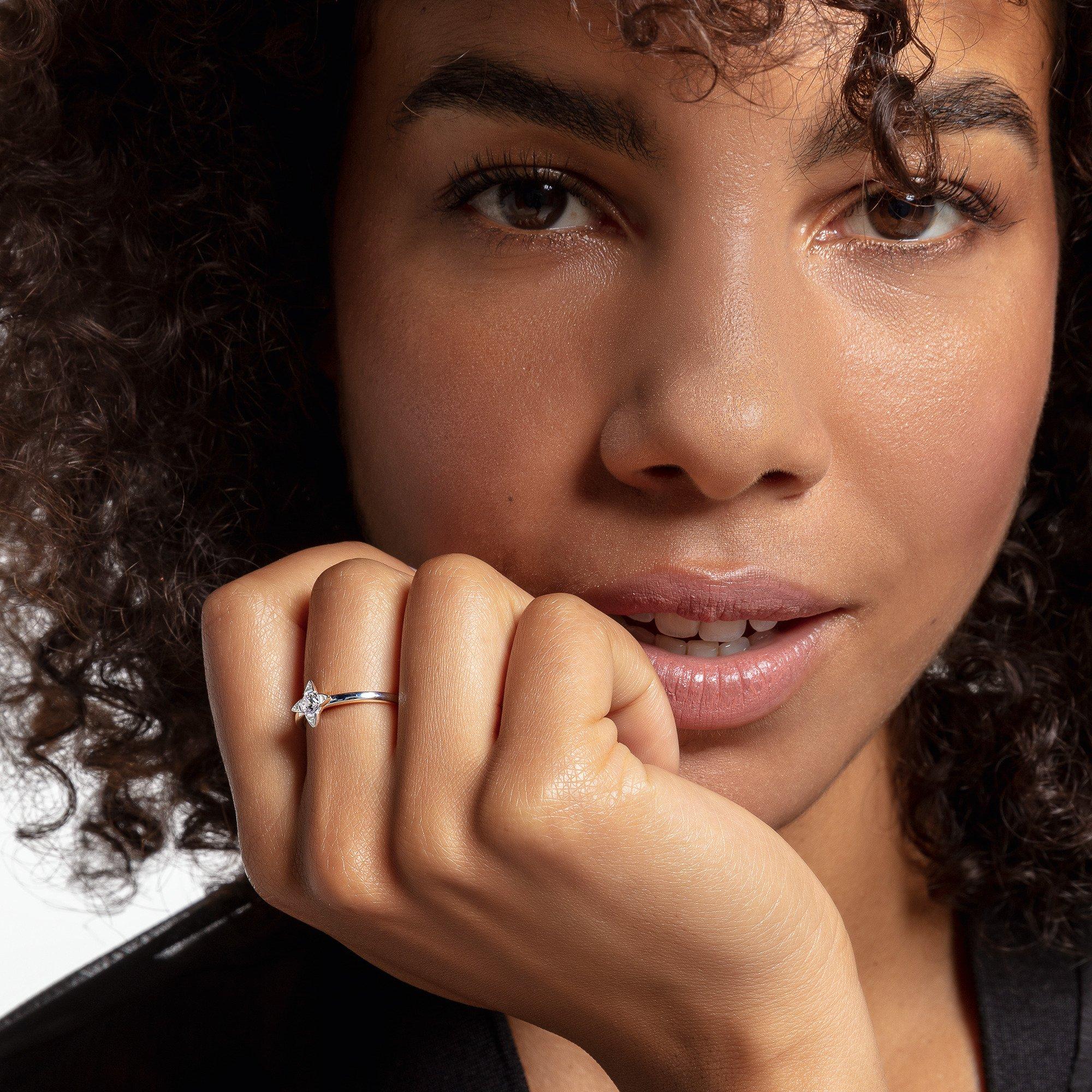 Thomas Sabo | # Sabo Ring Ld99 | Solitaire Rings | Sports Direct