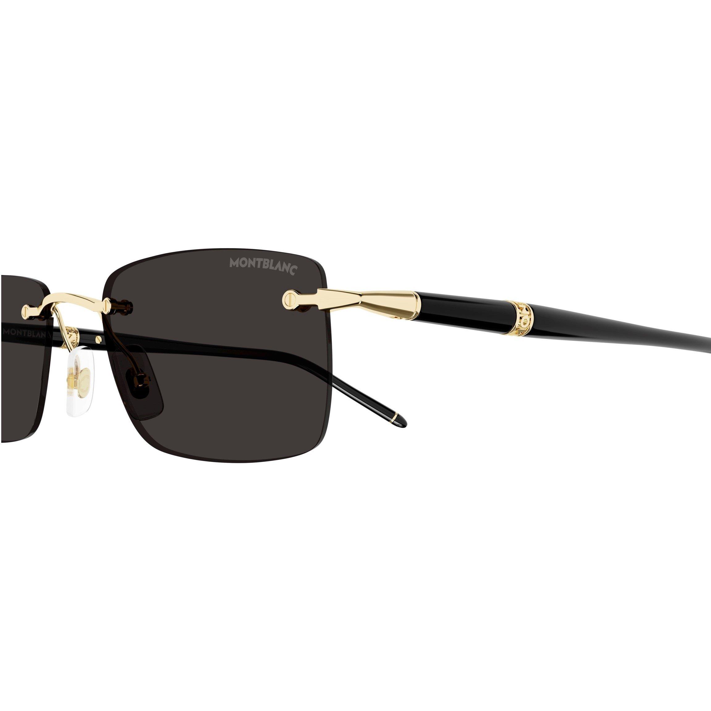 Montblanc Sunglasses | Men's Rectangle Frame Sunglasses | Rectangle ...