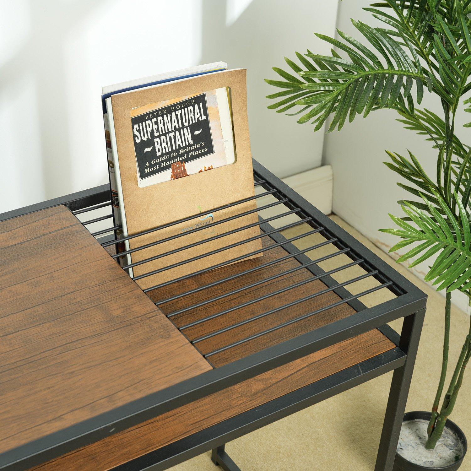 FurnitureR | Line Alfi 110cm Desk with One Shelf | Desks | FRASERS