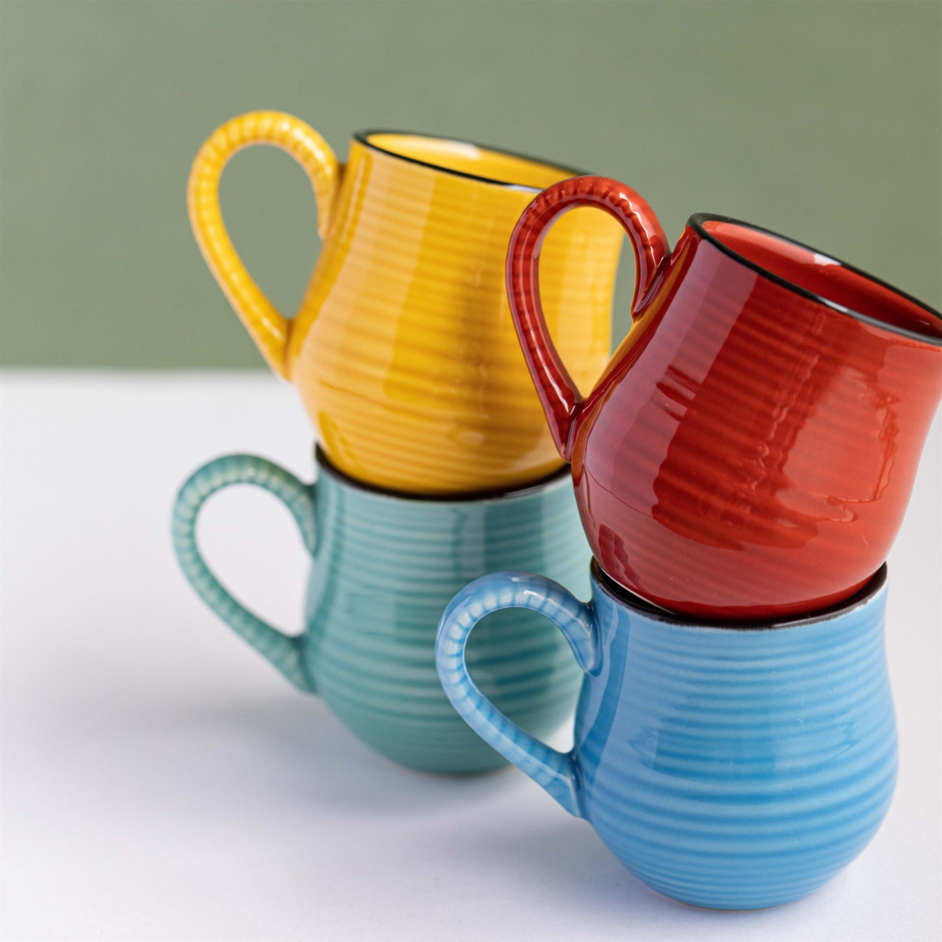 La Cafetiere | Set of 4 Ceramic Espresso Cups | Mugs | FRASERS