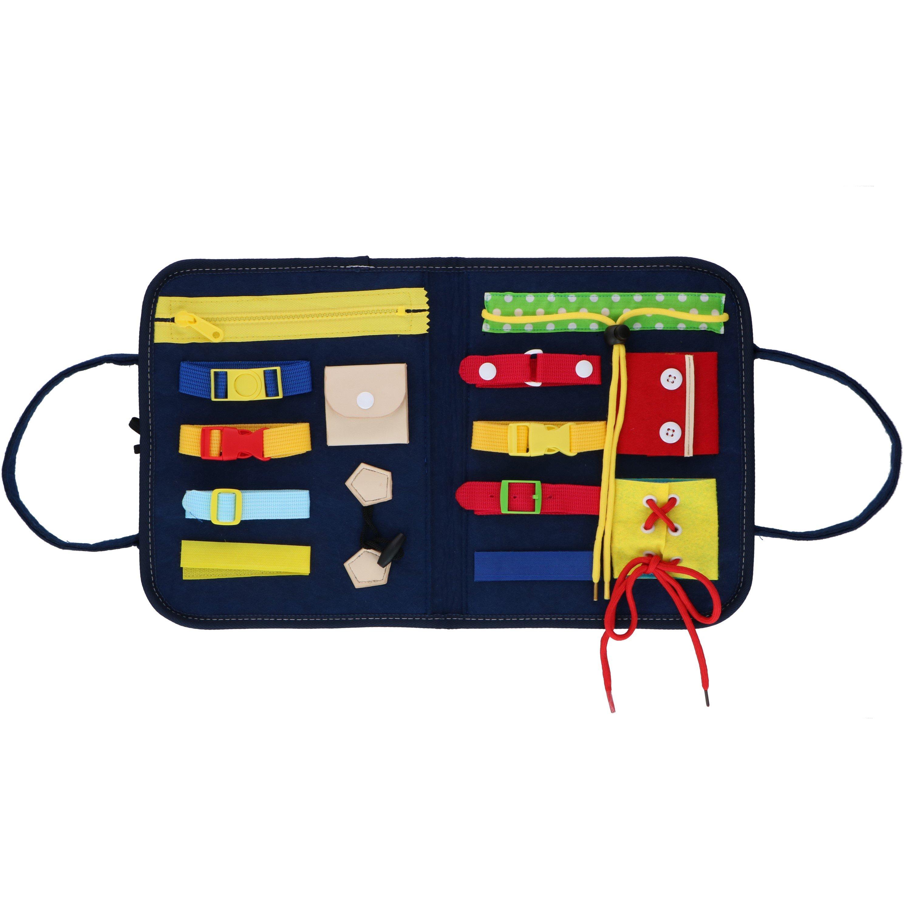 Eddy Toys EDDYTOYS Activity Board with Buttons and Fasteners | FRASERS