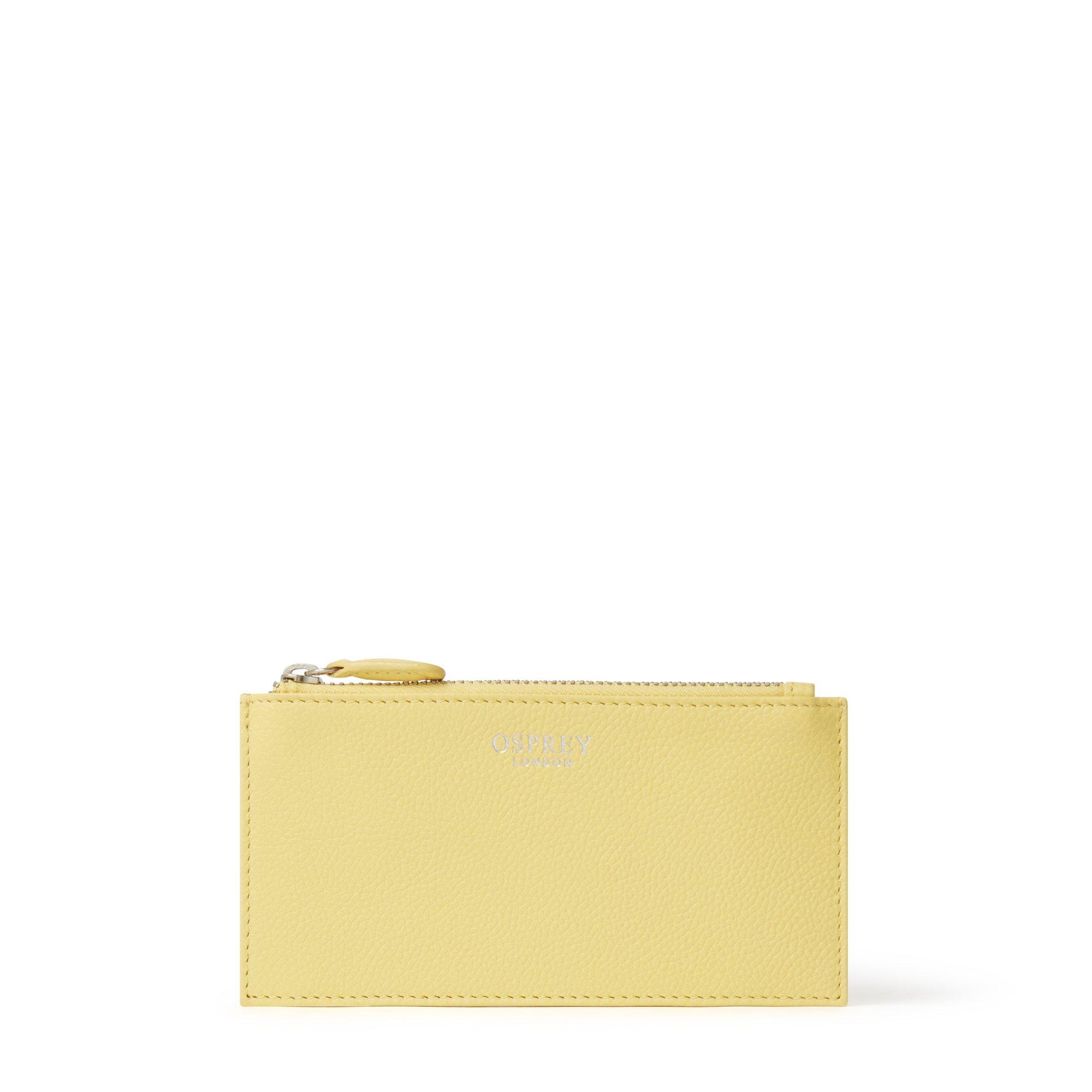 Osprey London | Women's Molly Zip Top Leather Card Holder | Card ...