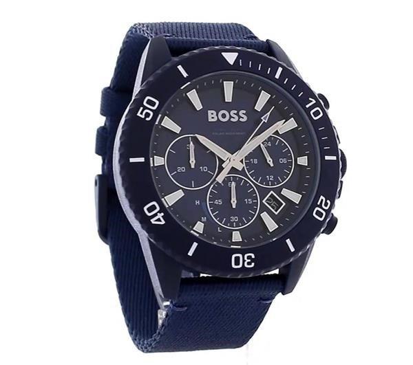 Boss Jewellery | BOSS Admiral Ocean Plastic Blue Watch | Watches ...