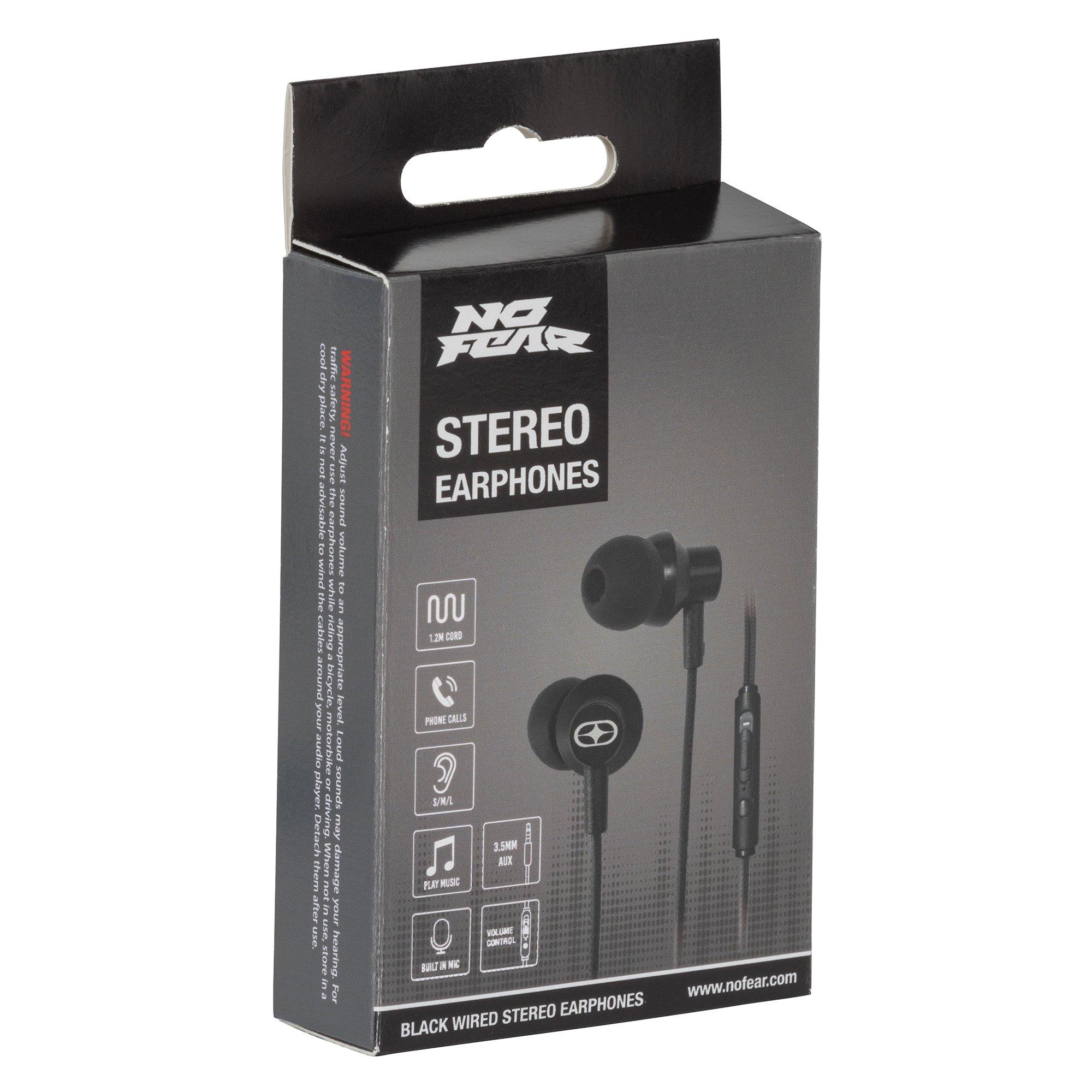 No Fear No Wired Earphones | Sports Direct MY