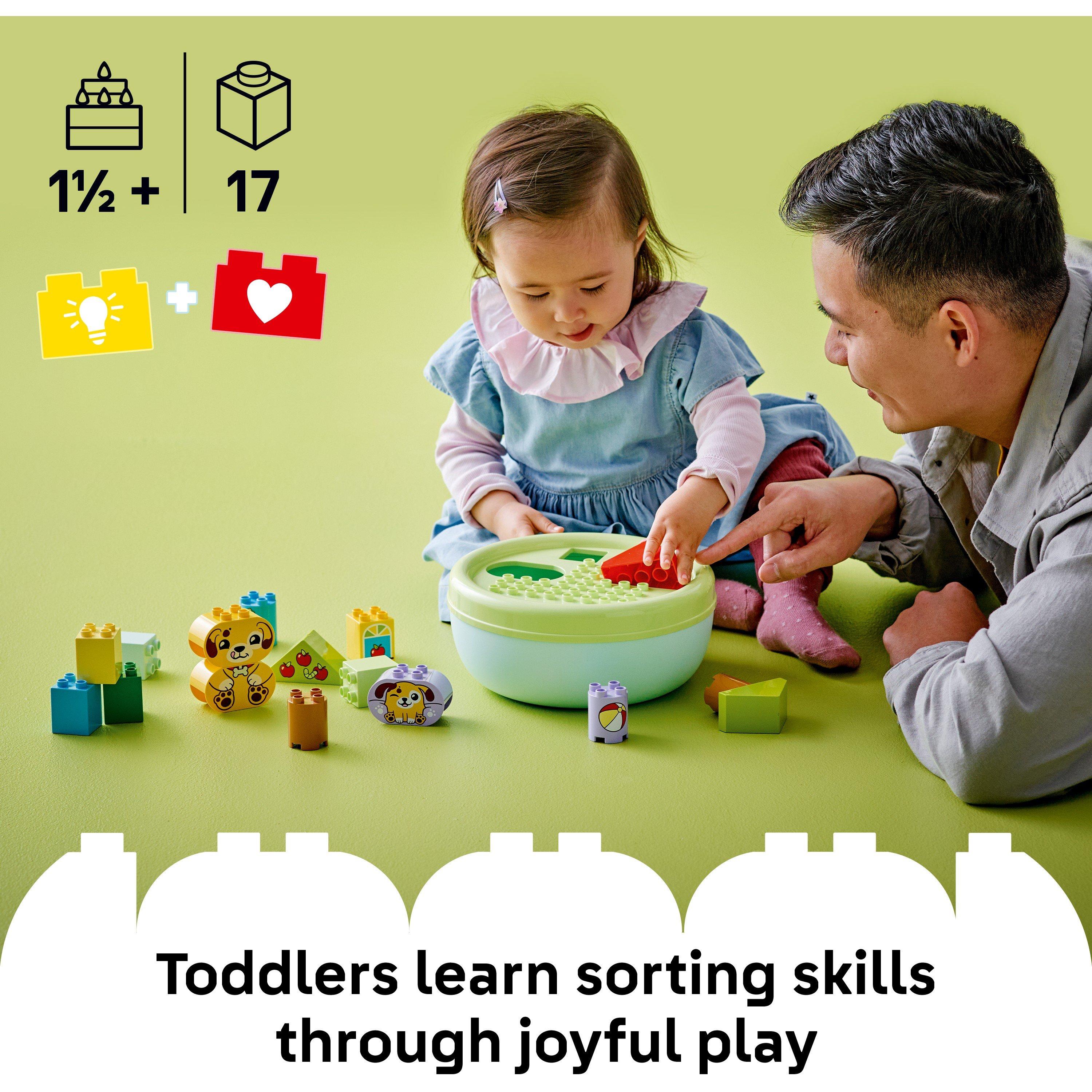 LEGO LEGO® DUPLO® My First Shape Sorter: Puppy House Toddler Learning ...