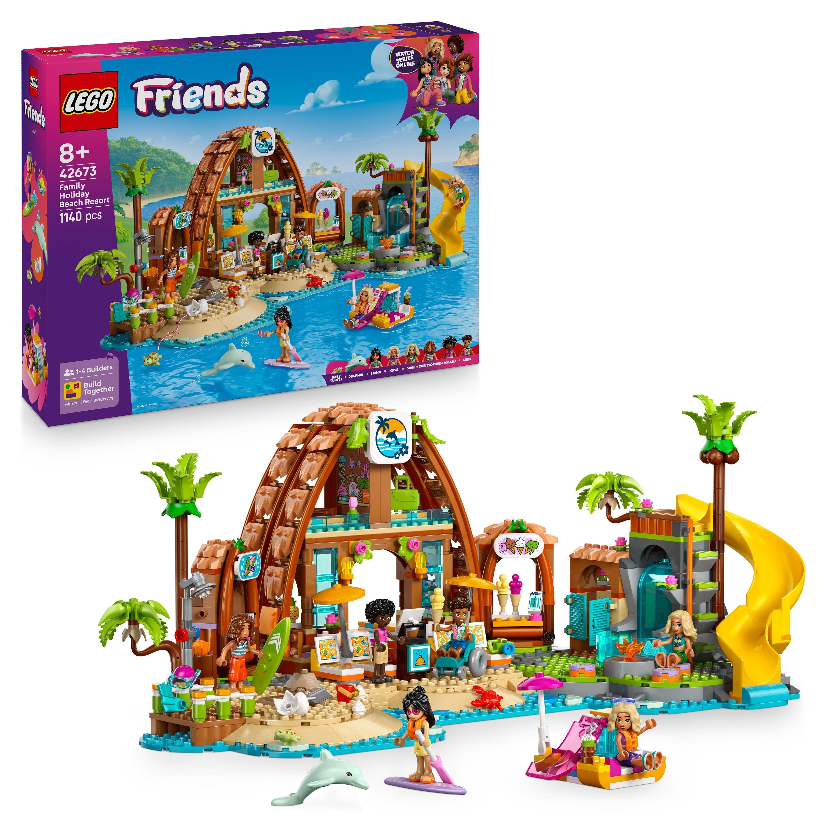 LEGO | LEGO LEGO® Friends Family Holiday Beach Resort Building Set ...