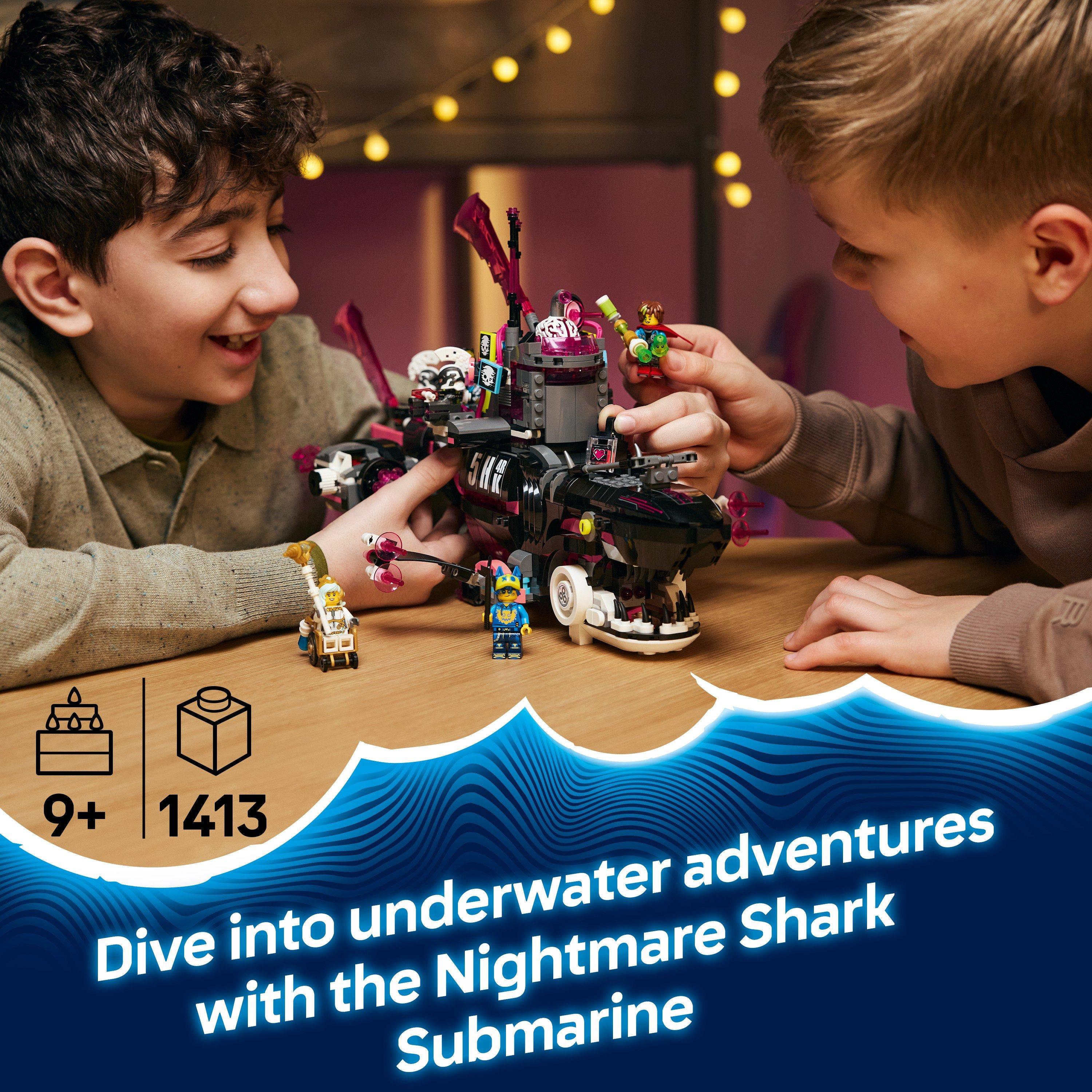 LEGO | LEGO® DREAMZzz™ Nightmare Shark Submarine Toy 71500 | Lego ...