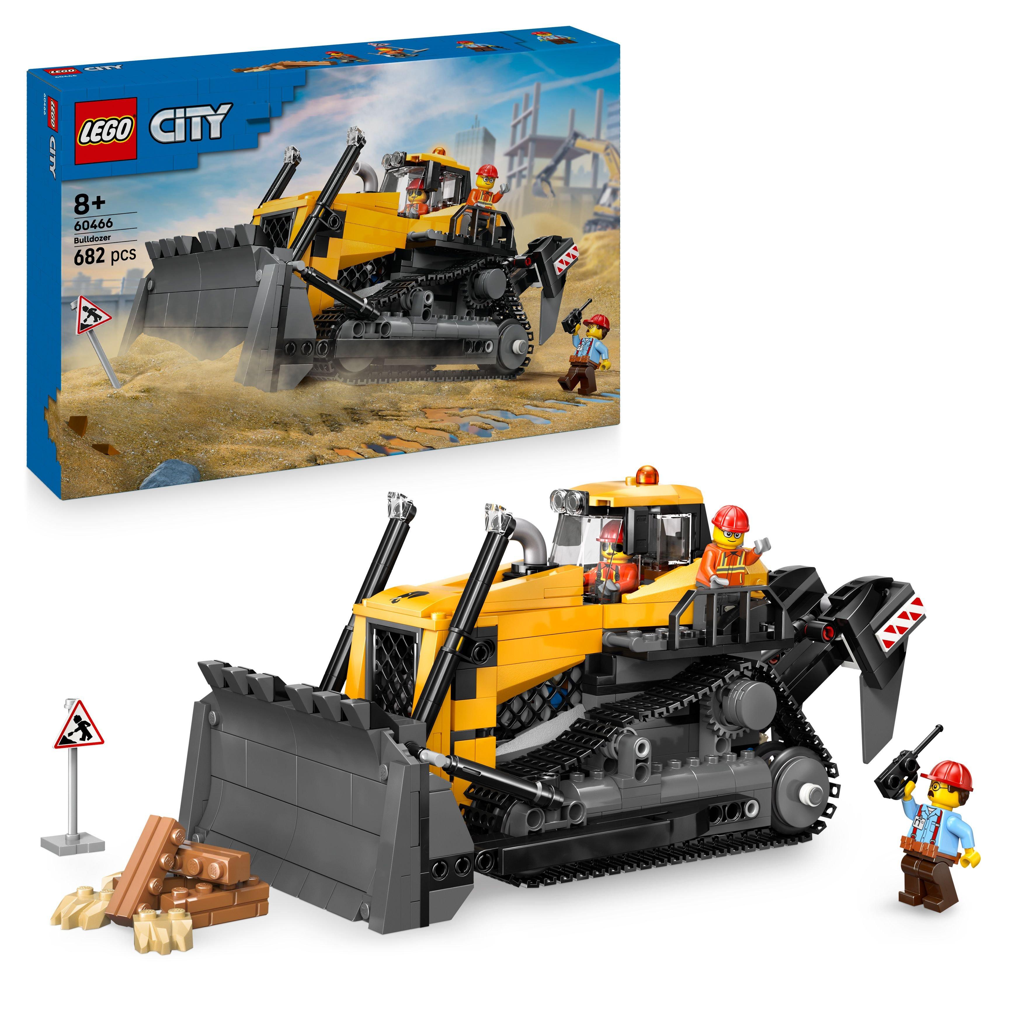 LEGO | LEGO® City Yellow Bulldozer Construction Site Building Toy ...