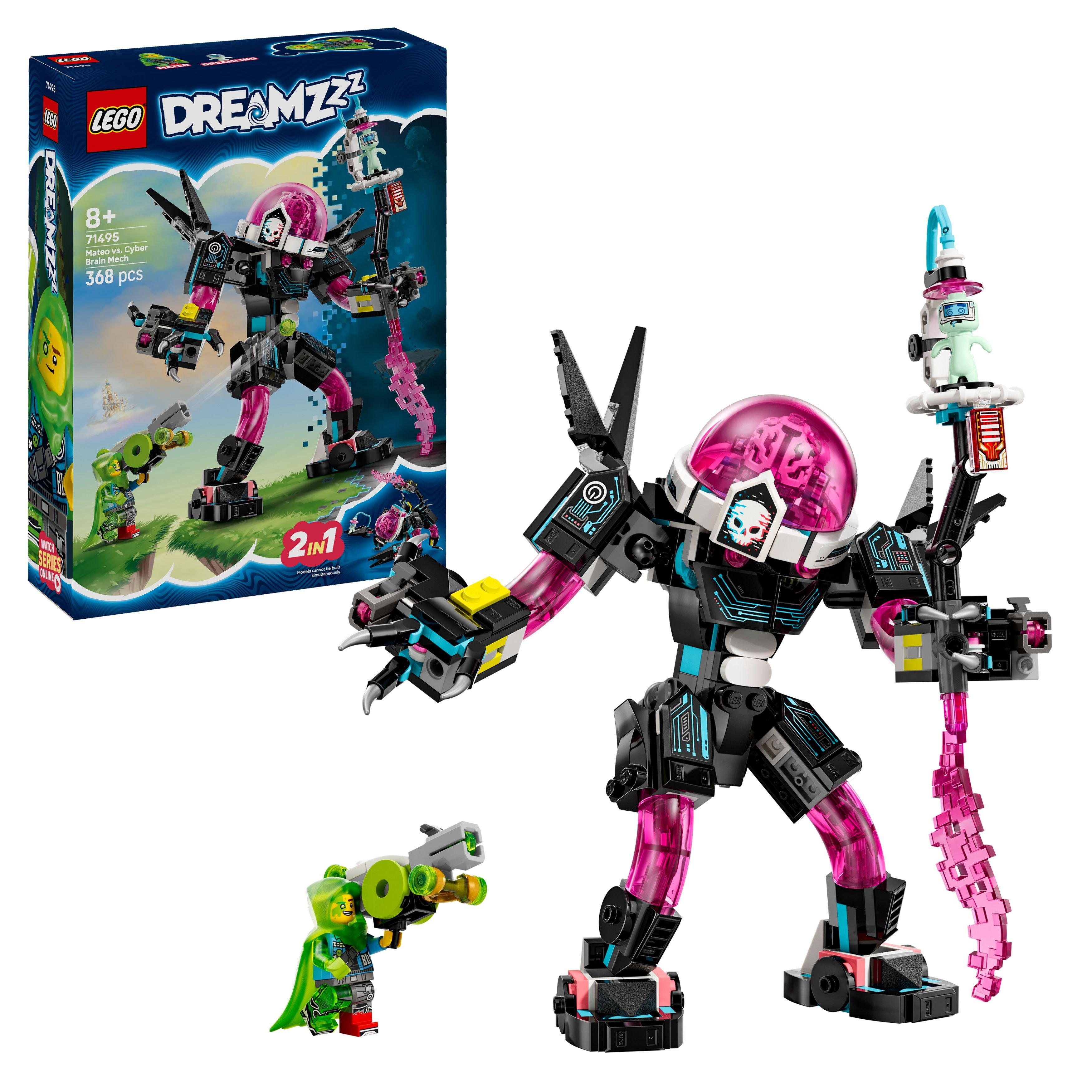 LEGO | LEGO LEGO® DREAMZzz™ Mateo vs. Cyber Brain Mech Robot Toy 71495 ...