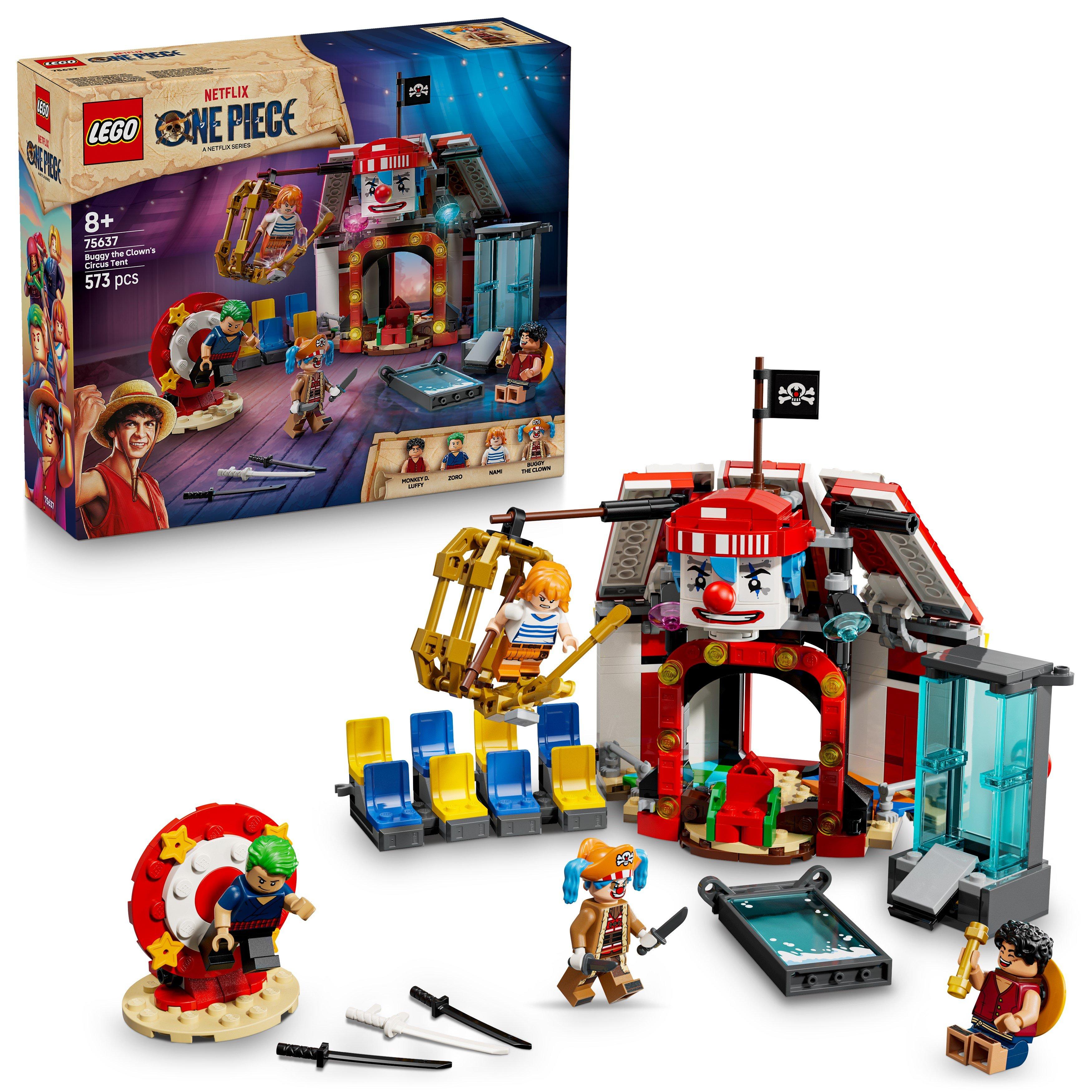 LEGO | LEGO LEGO ONE PIECE Buggy the Clown’s Circus Tent Toy 75637 ...