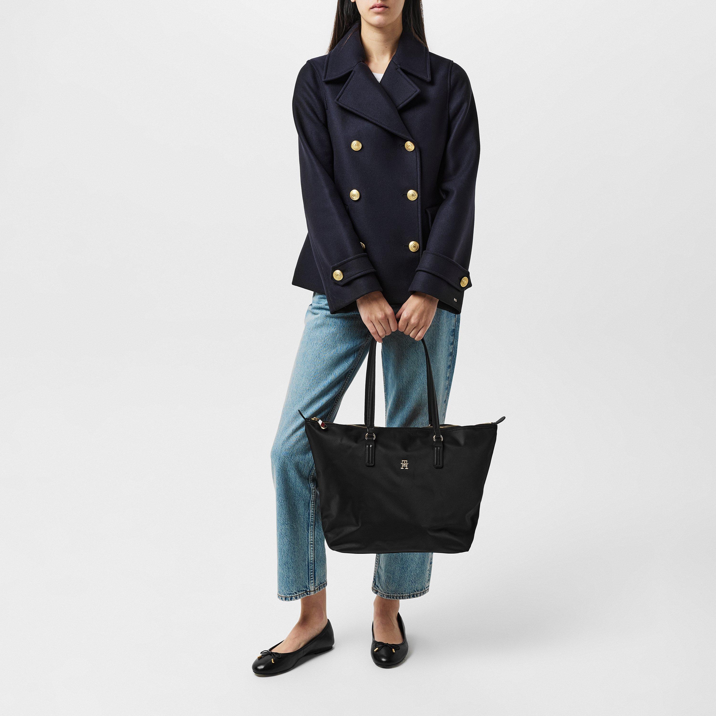 Tommy Hilfiger | TH Monogram Plaque Tote Bag | Tote Bags | Sports Direct