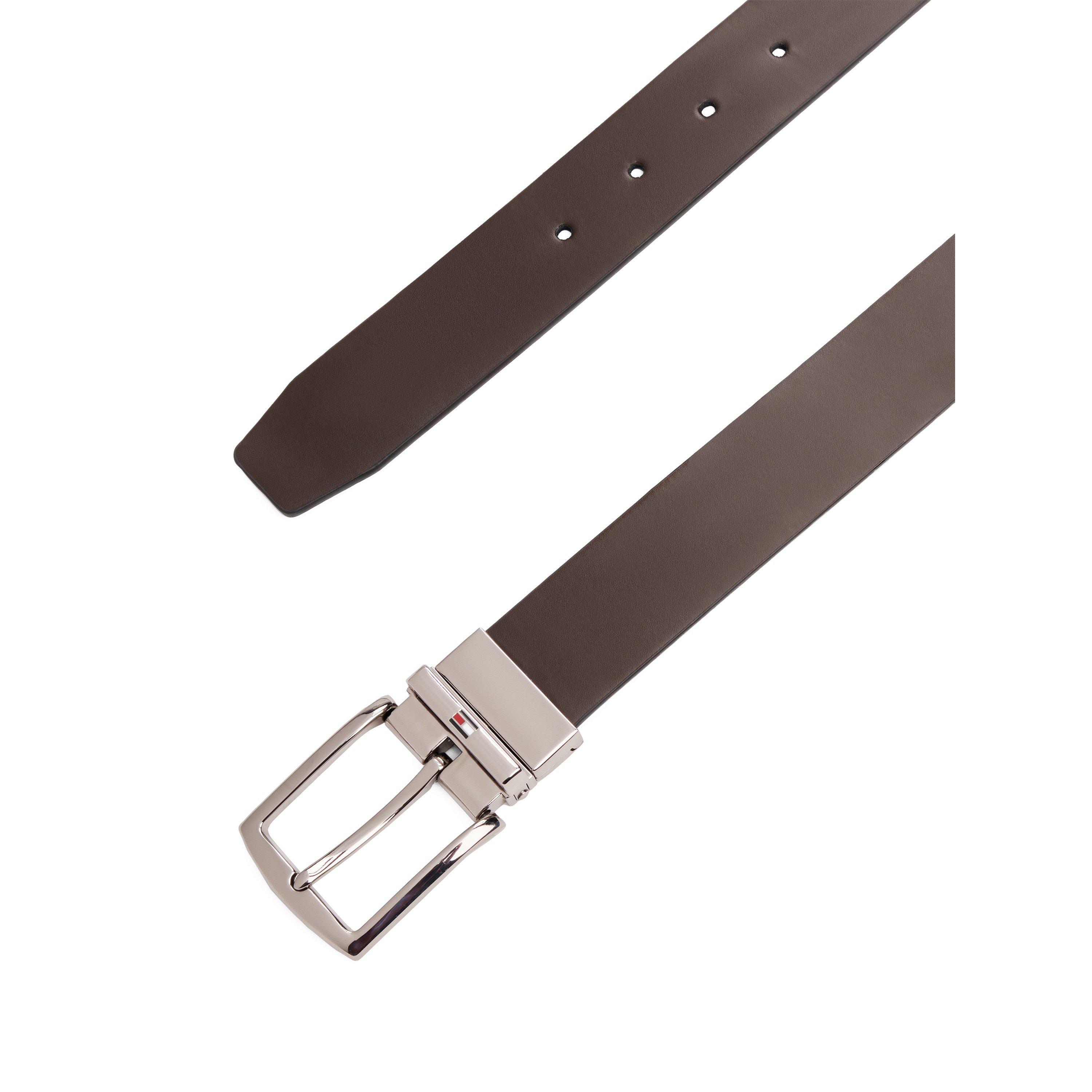 Tommy Hilfiger Men's Denton Reversible Square Buckle Belt | FRASERS