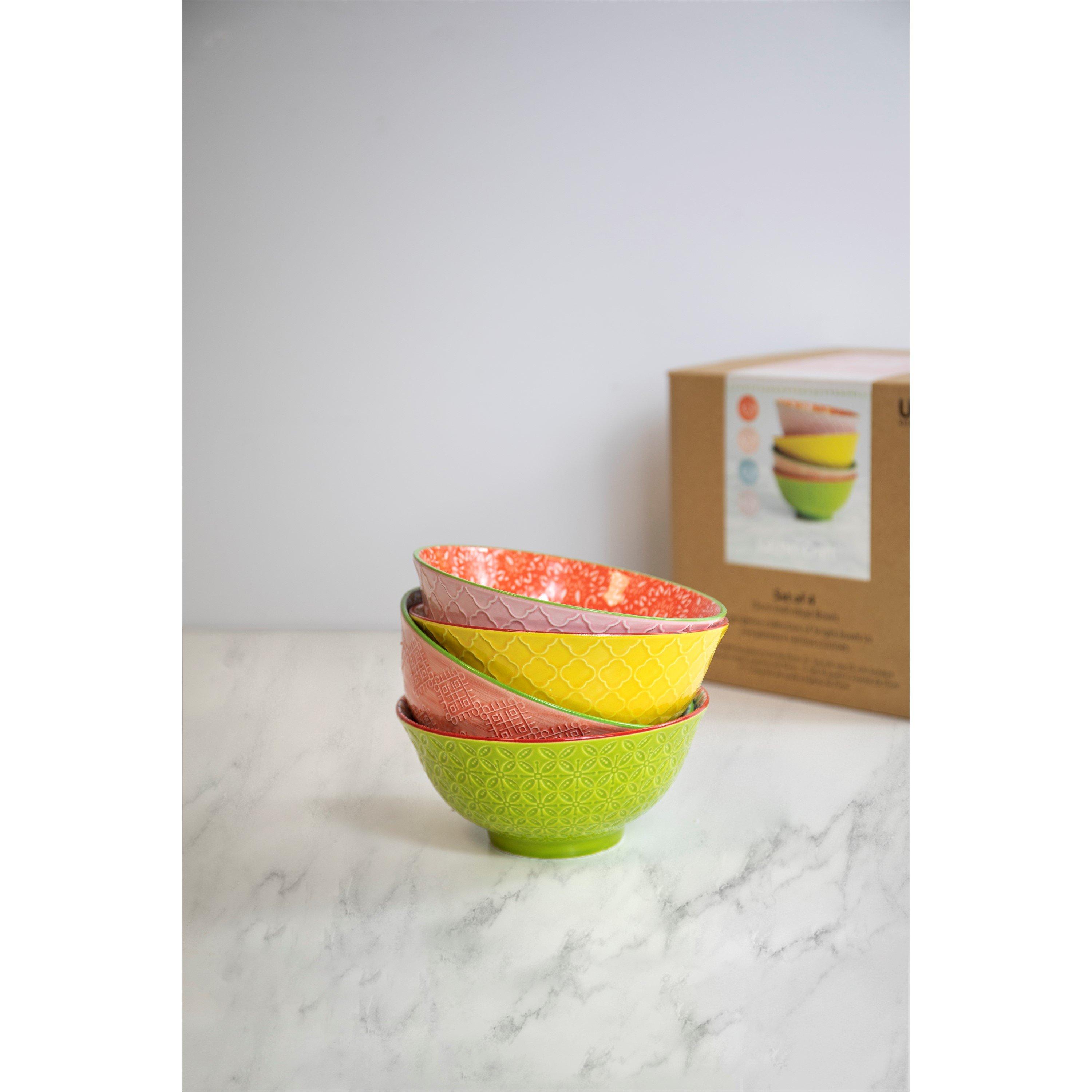 KitchenCraft | Patterned Cereal Bowl Set in Gift Box | Bowls | FRASERS
