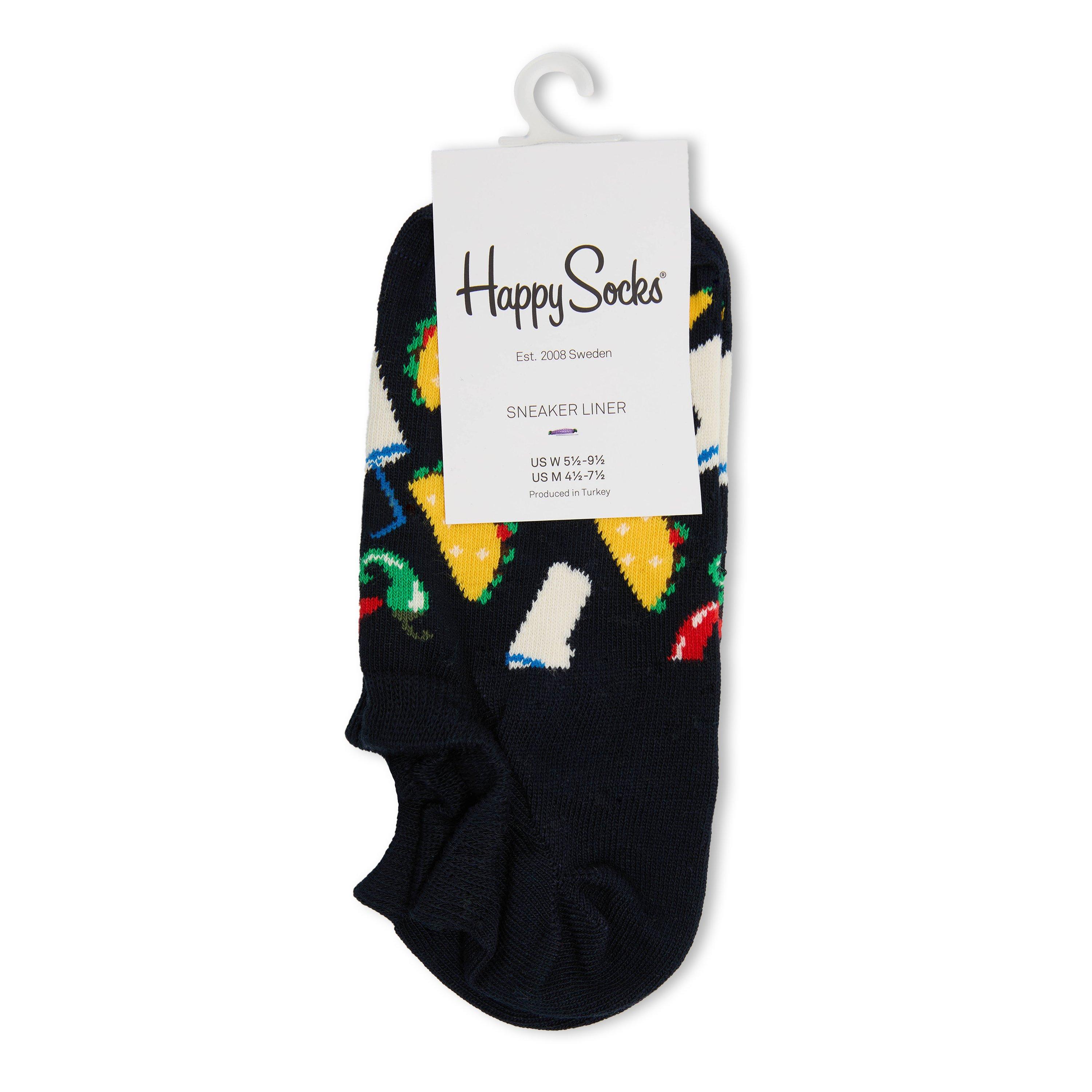 Happy Socks | Happy Taco Snkr Liner 99 | Pop Socks | Sports Direct