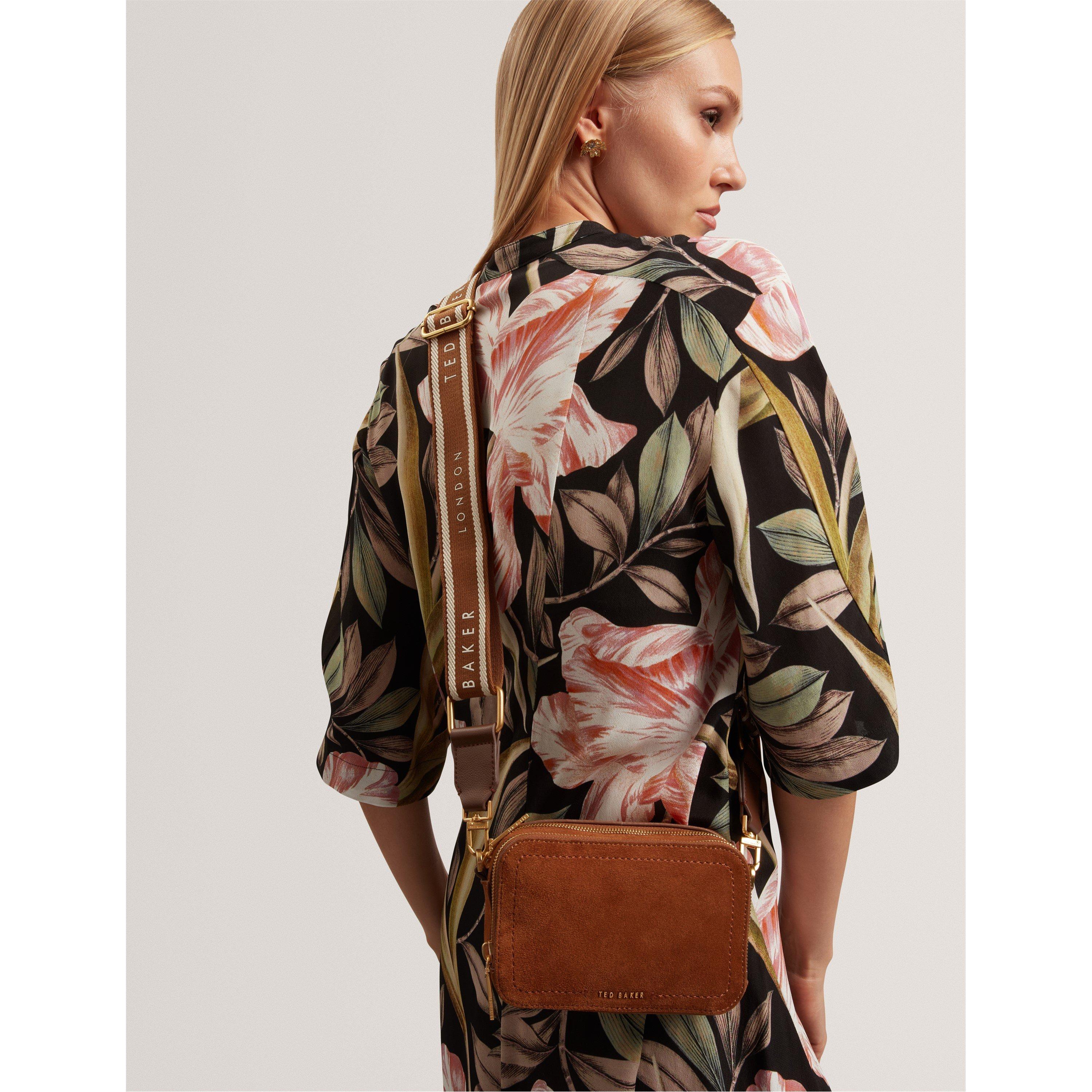 Ted Baker | Women's Suede Camera Crossbody Bag | Crossbody Bags | FRASERS