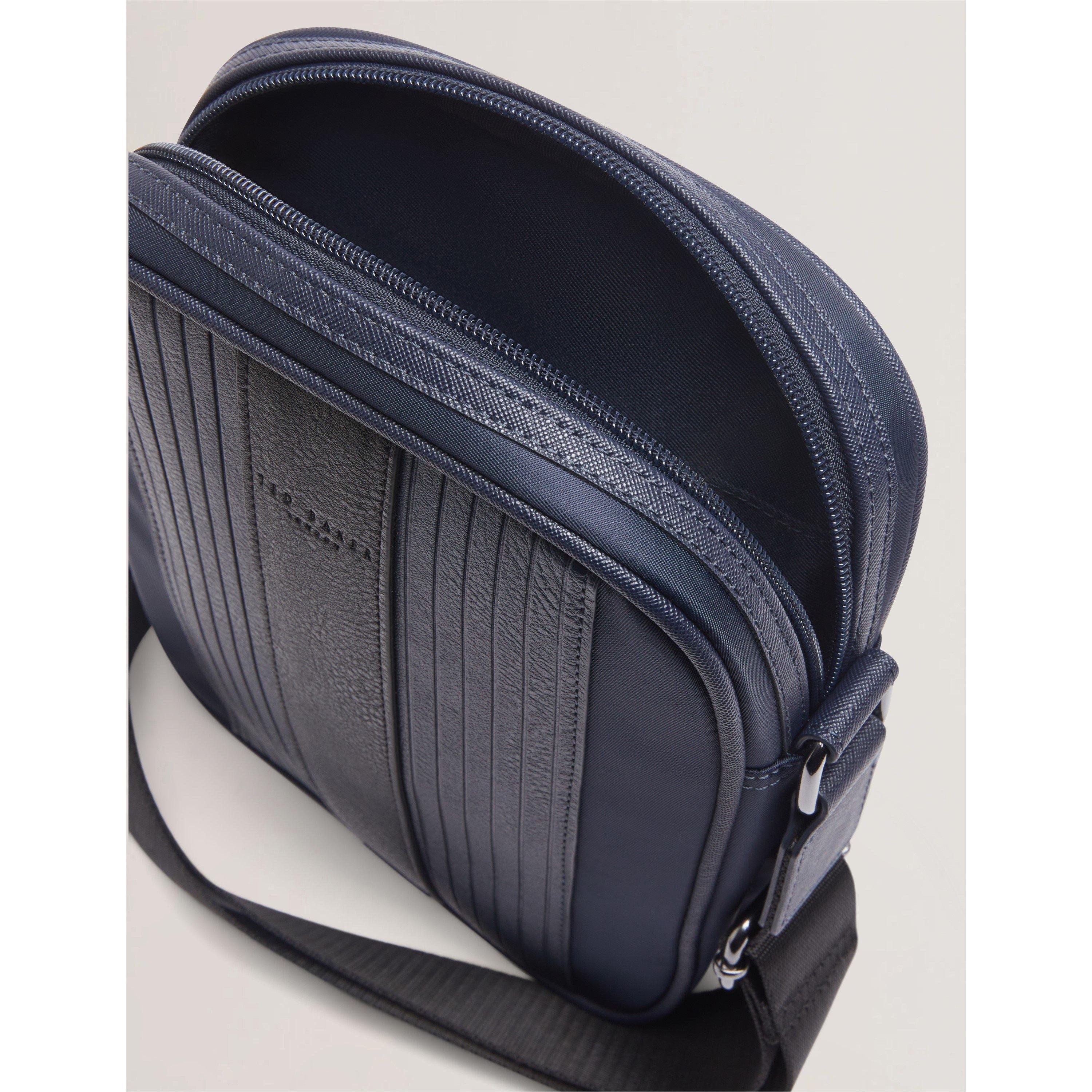 Ted Baker | Men's PU Striped Flight Cross Body Bag | Cross Body Bags ...