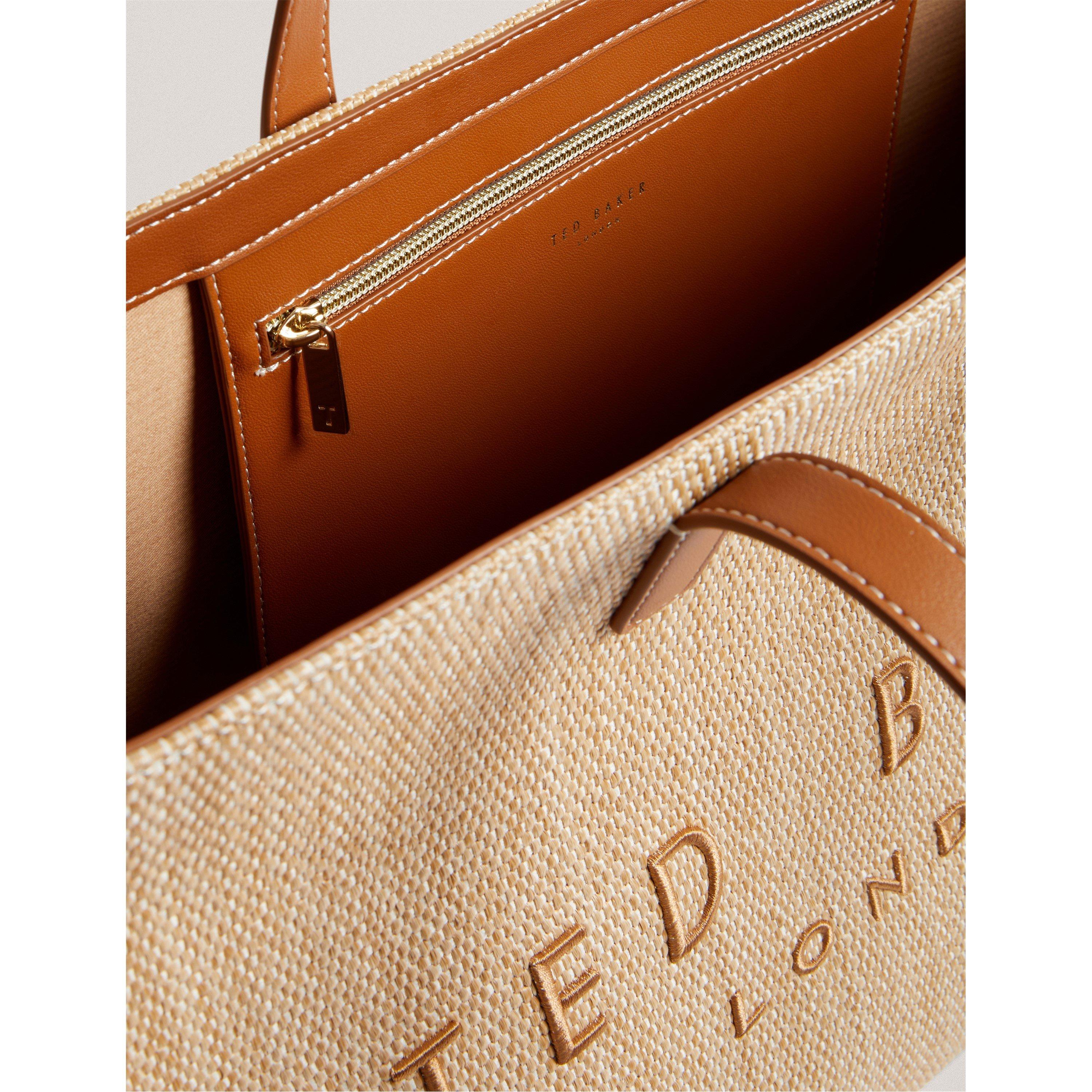 Ted Baker | Women's Raffia Icon Shoulder Bag | Shoulder Bags | USC