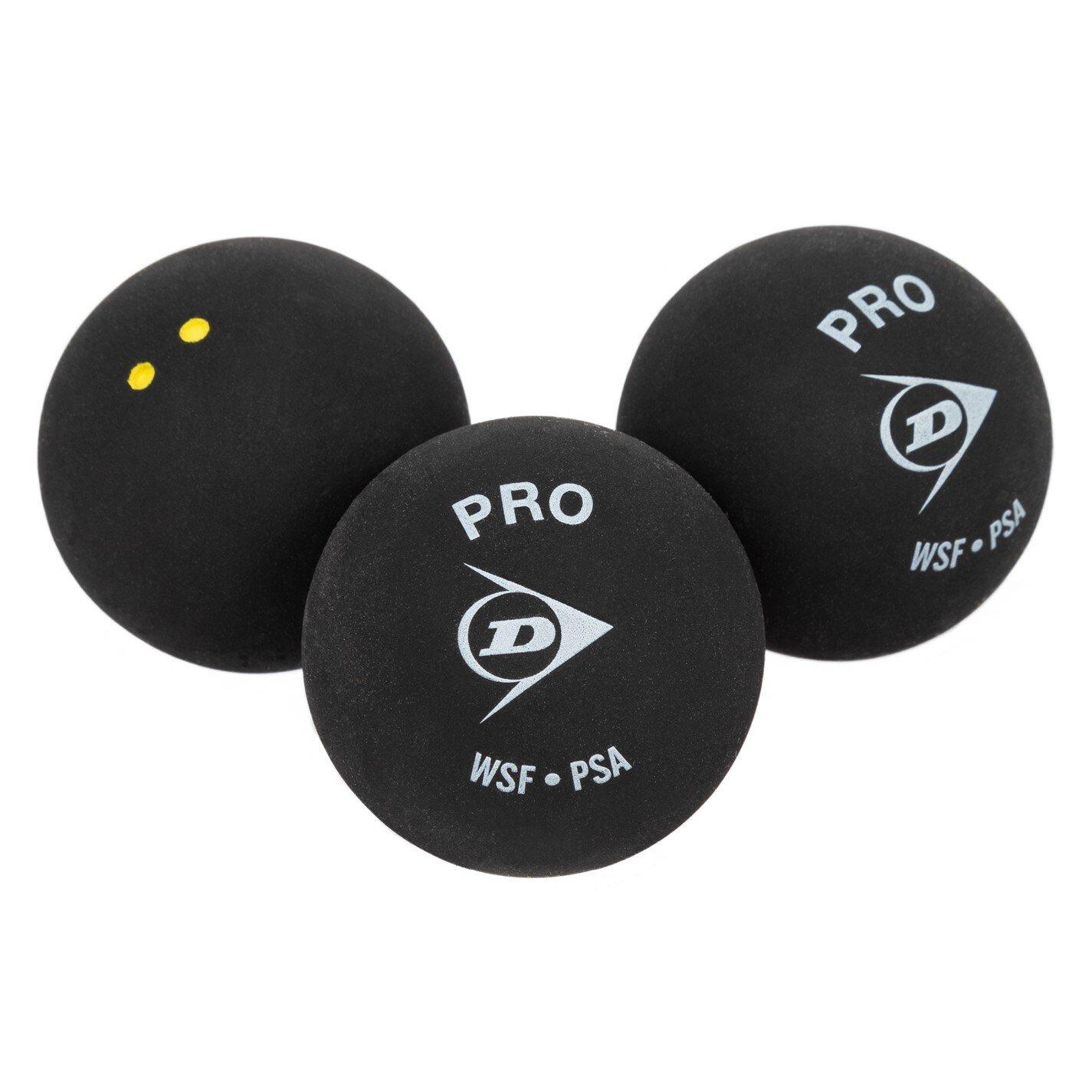 Dunlop | Tournament Pack of 3 Squash Balls | Squash Balls | Sports Direct