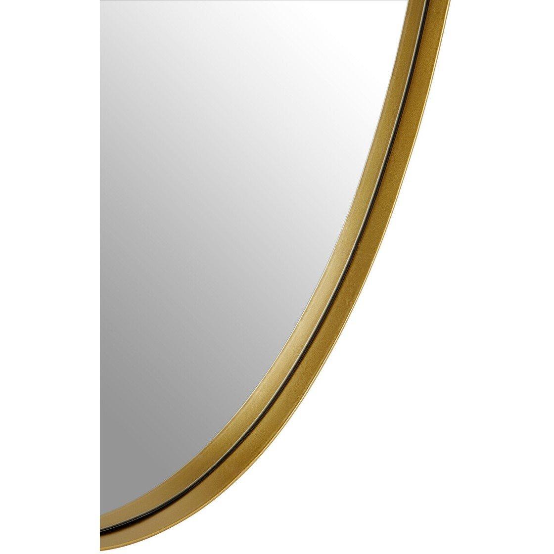 Interiors by Premier Cora Wall Mirror with Gold Finish Frame | FRASERS