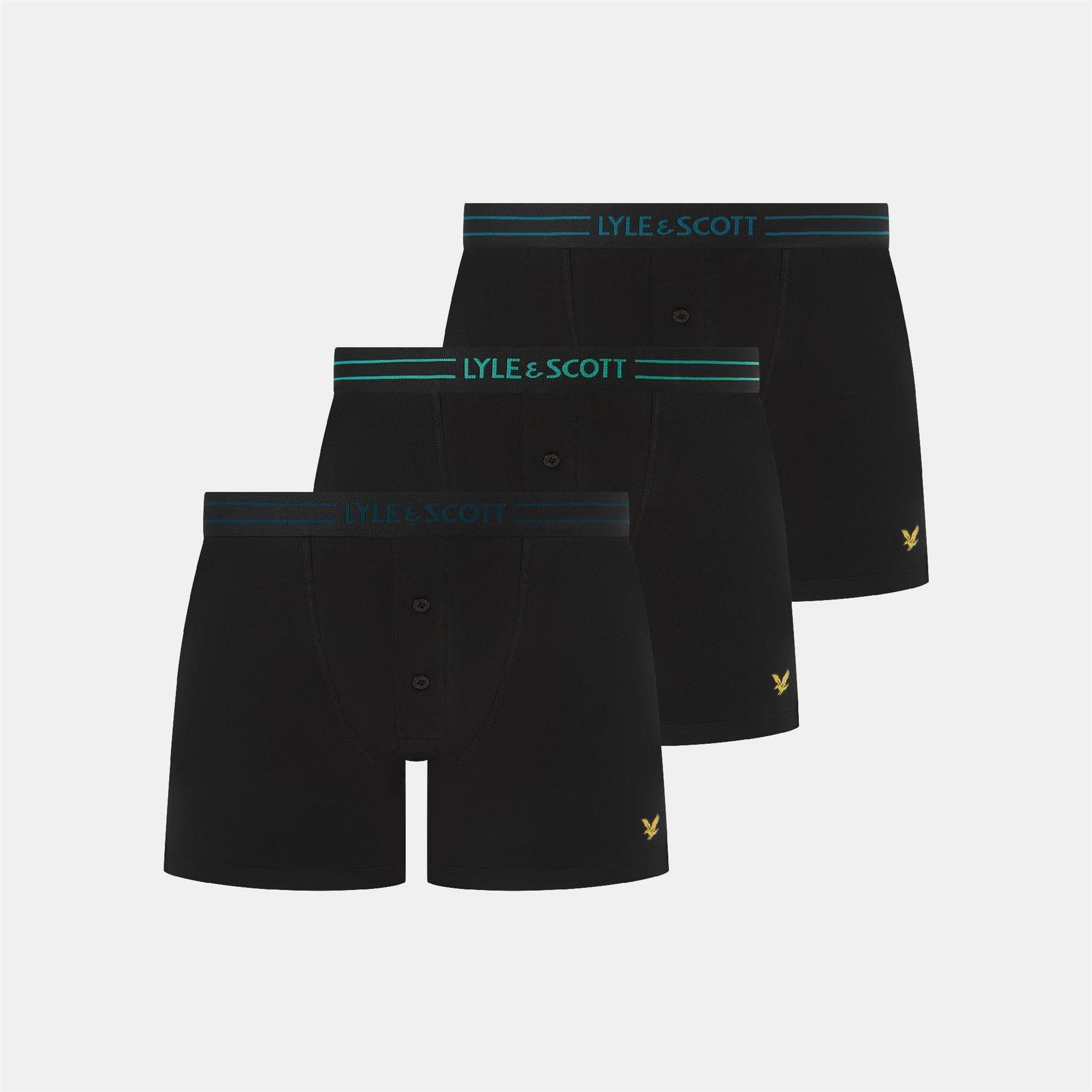Lyle and Scott Lewis 3 Pack Boxer Shorts | Sports Direct