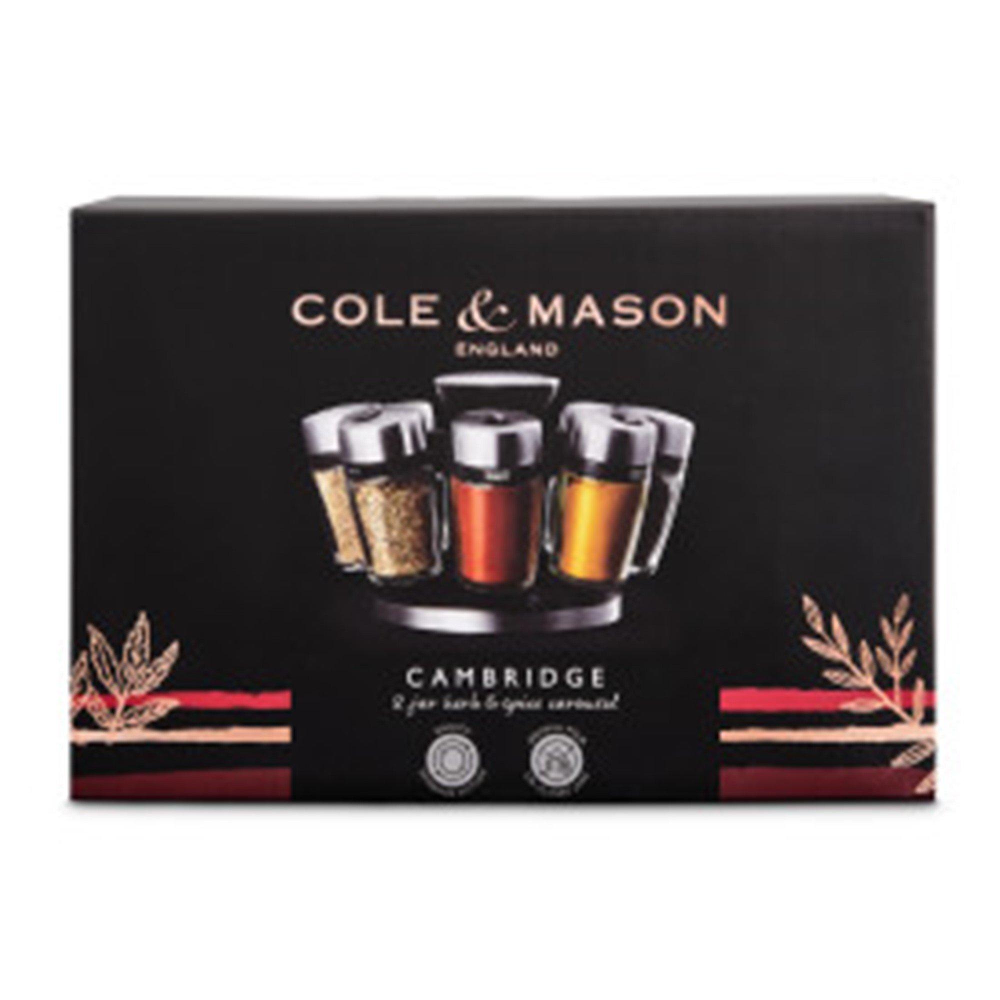 Cole and Mason | 8 Jars Herb & Spice Rack Carousel | Spice Racks ...