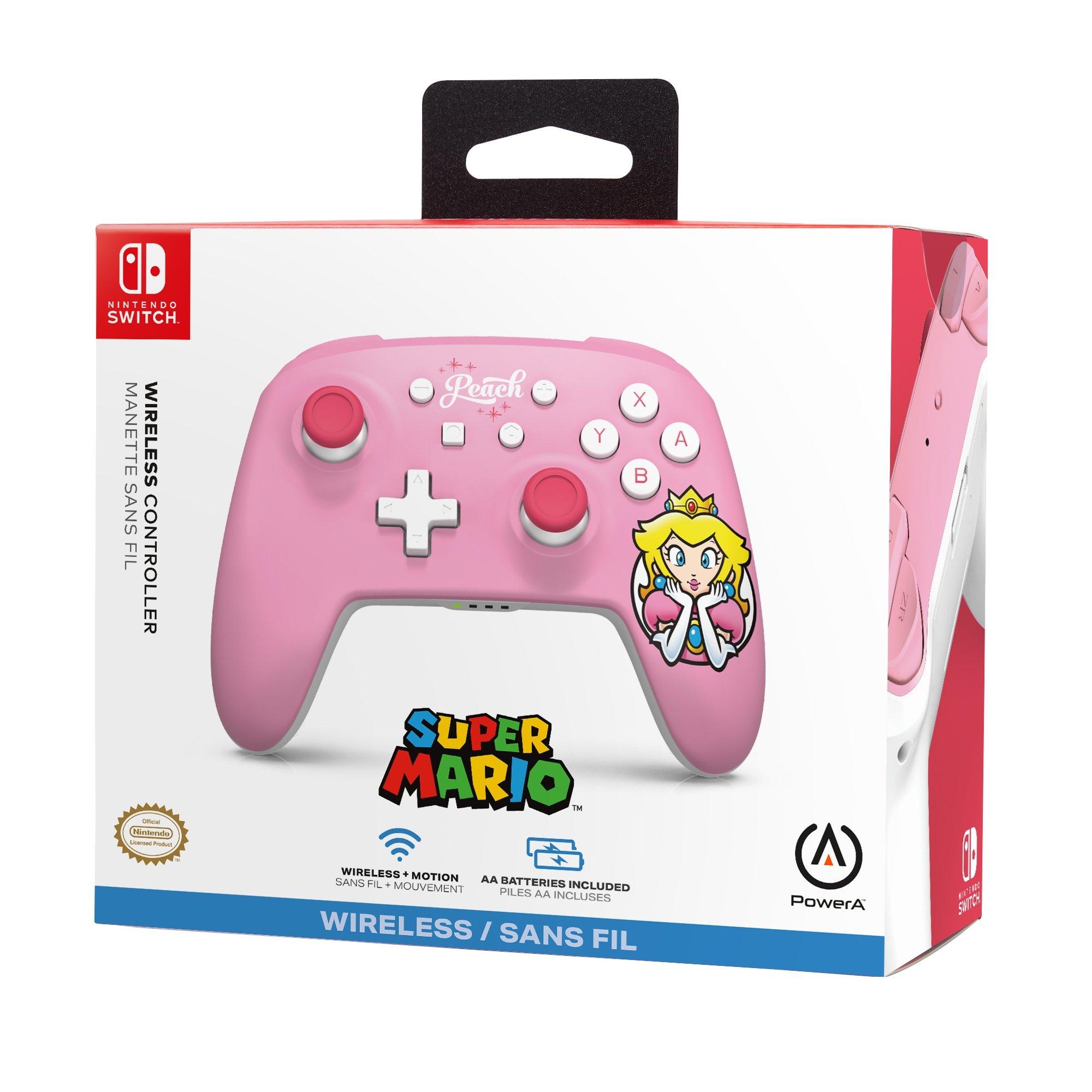 PowerA | Nintendo Switch Princess Peach Pink Controller | Controllers ...