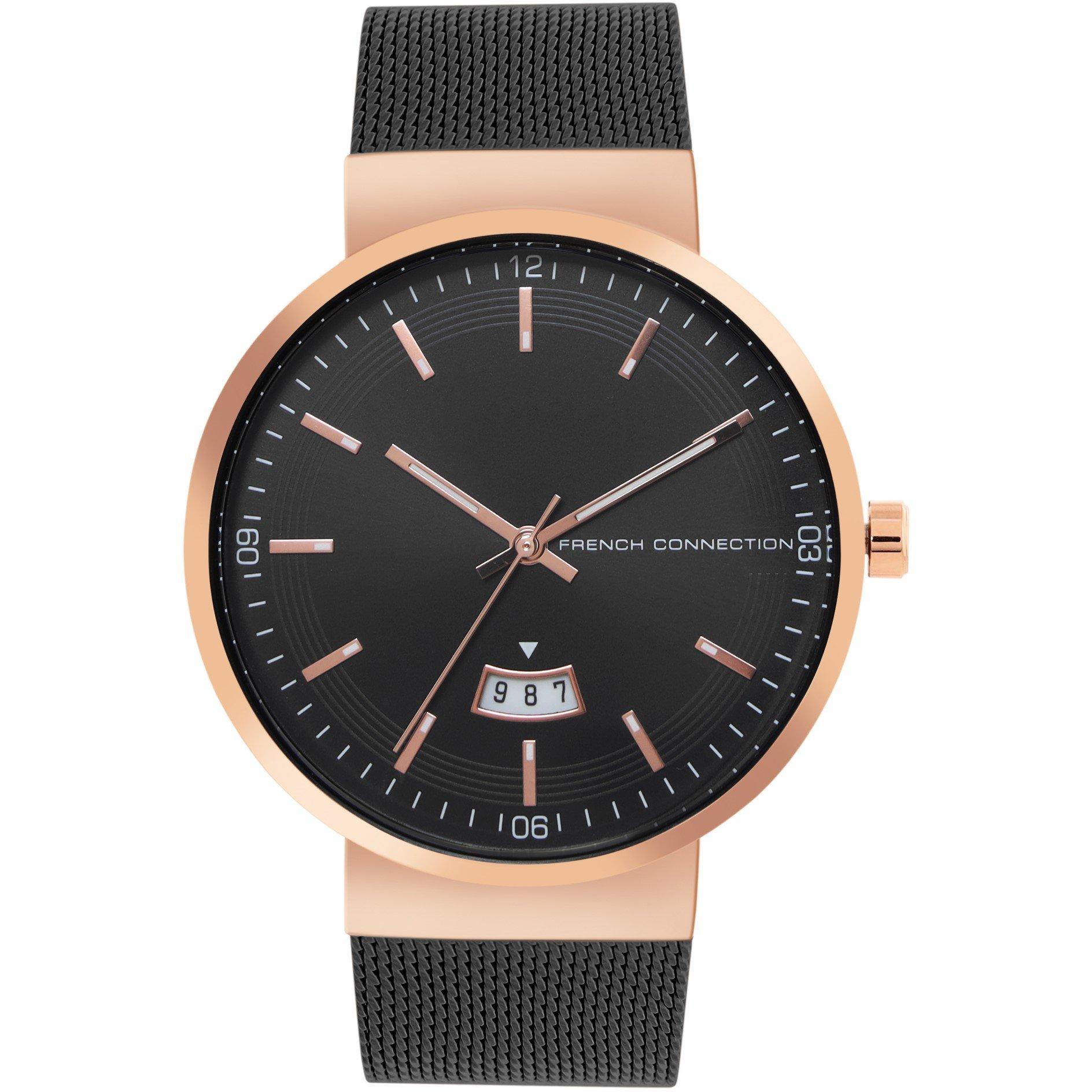 French Connection | Jake Round Analog Watch for Men | Analogue Quartz ...