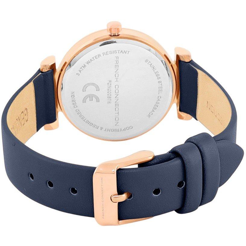 French Connection | Connection Claire BLUE Round Analog Watch for Women ...