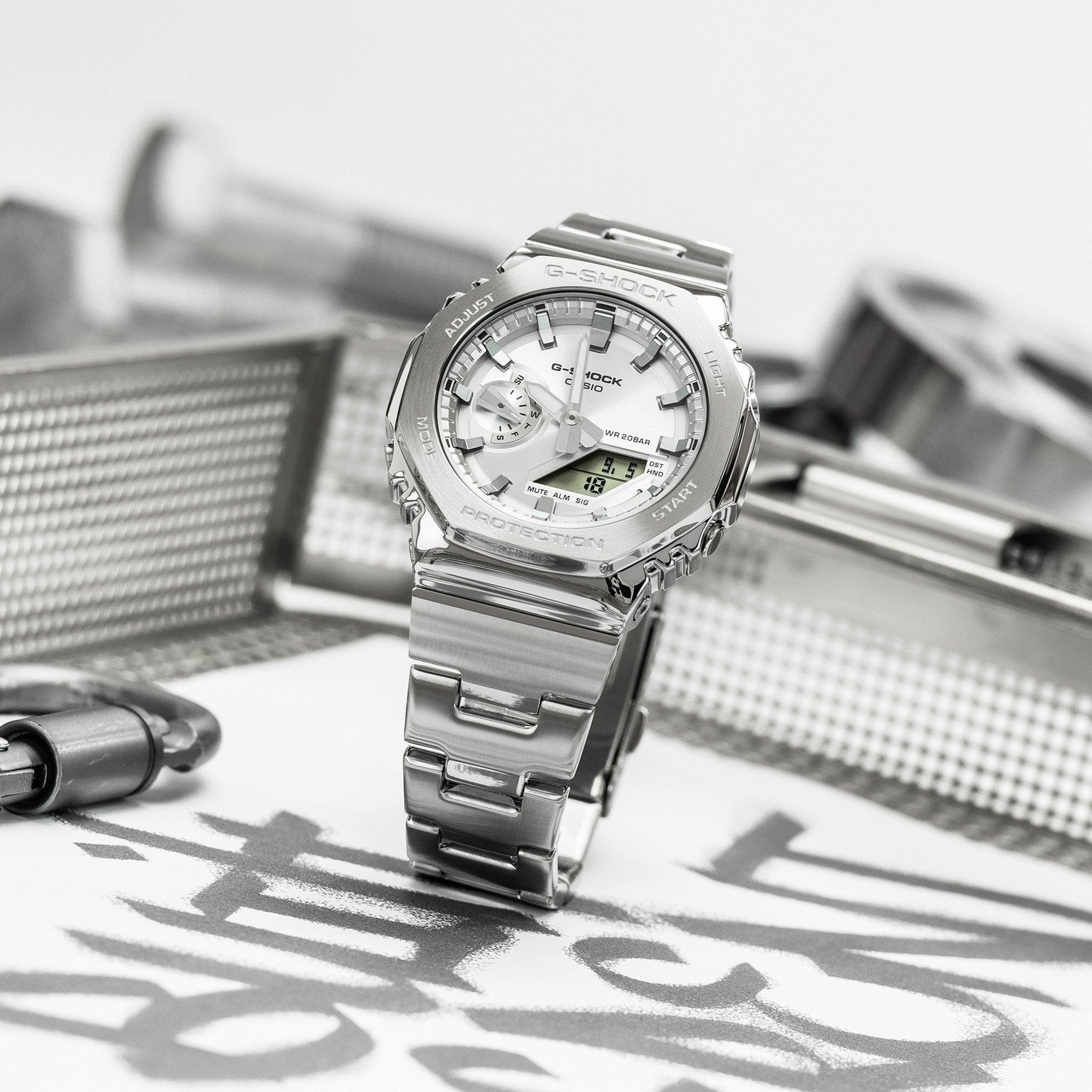 G Shock Lifestyle | Steel Edition Octagonal Stainless Steel Water ...