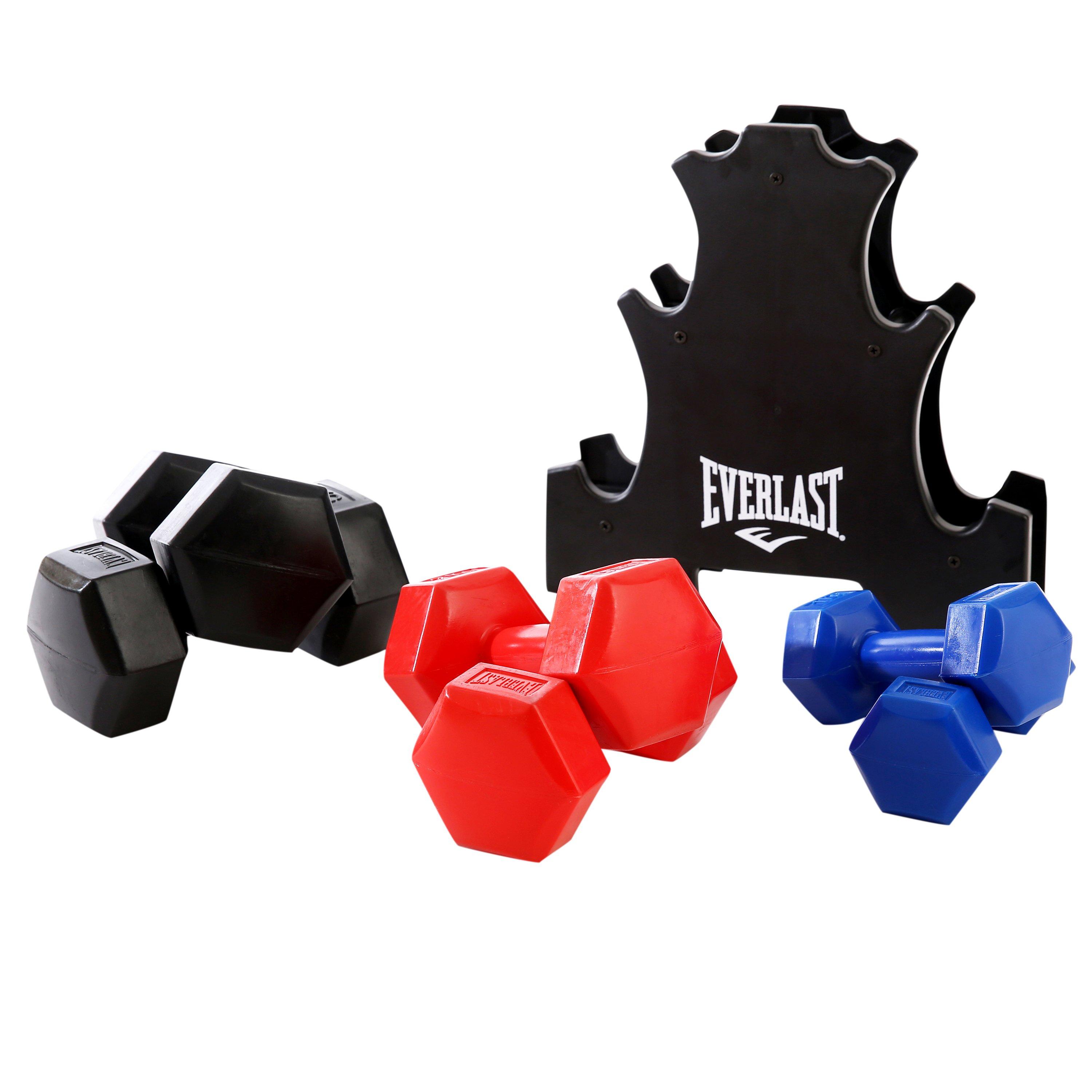 Everlast | 12KG Dumbbell Starter Set | Large Dumbells | Sports Direct MY