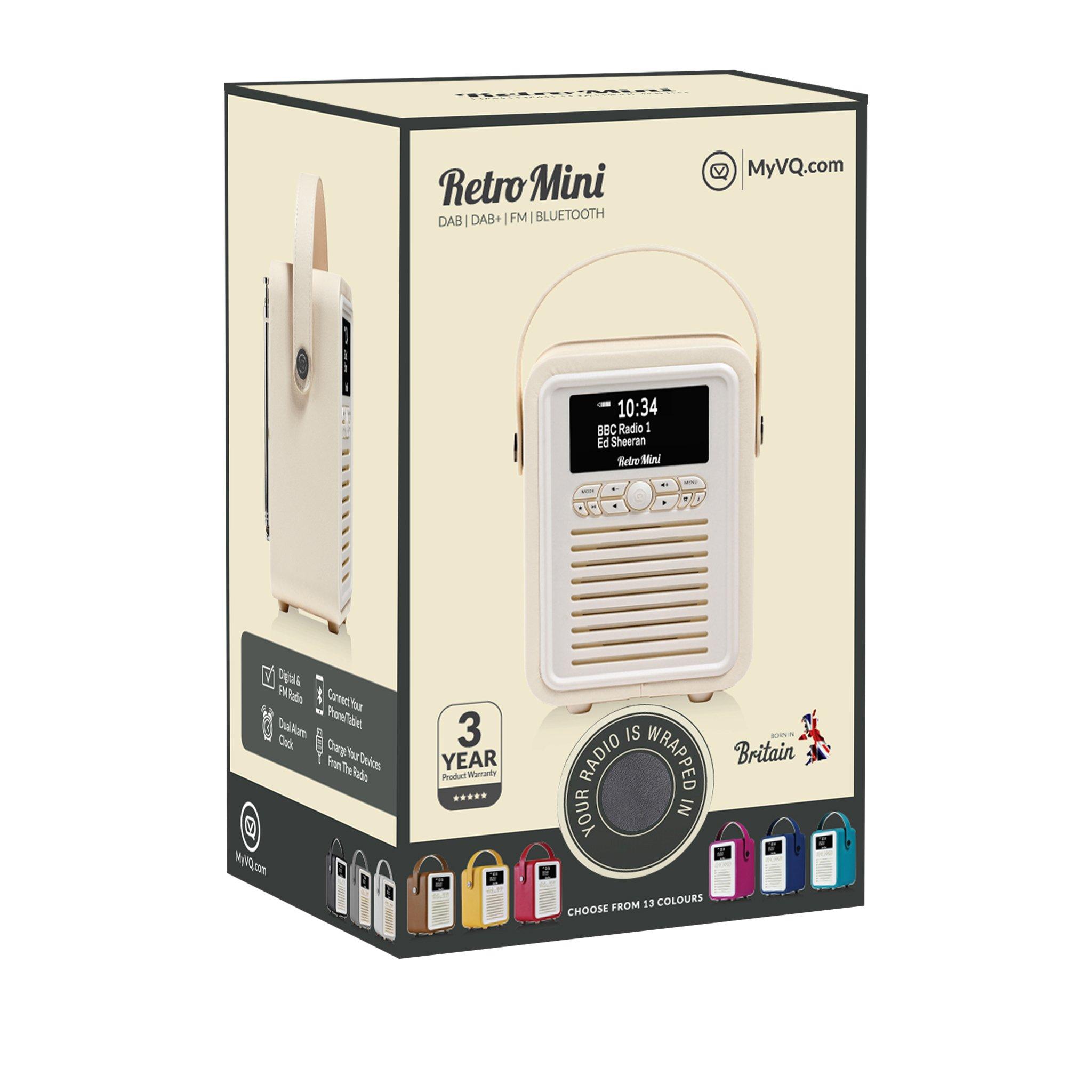 View Quest | Retro Mini DAB Radio Black | Radios | FRASERS