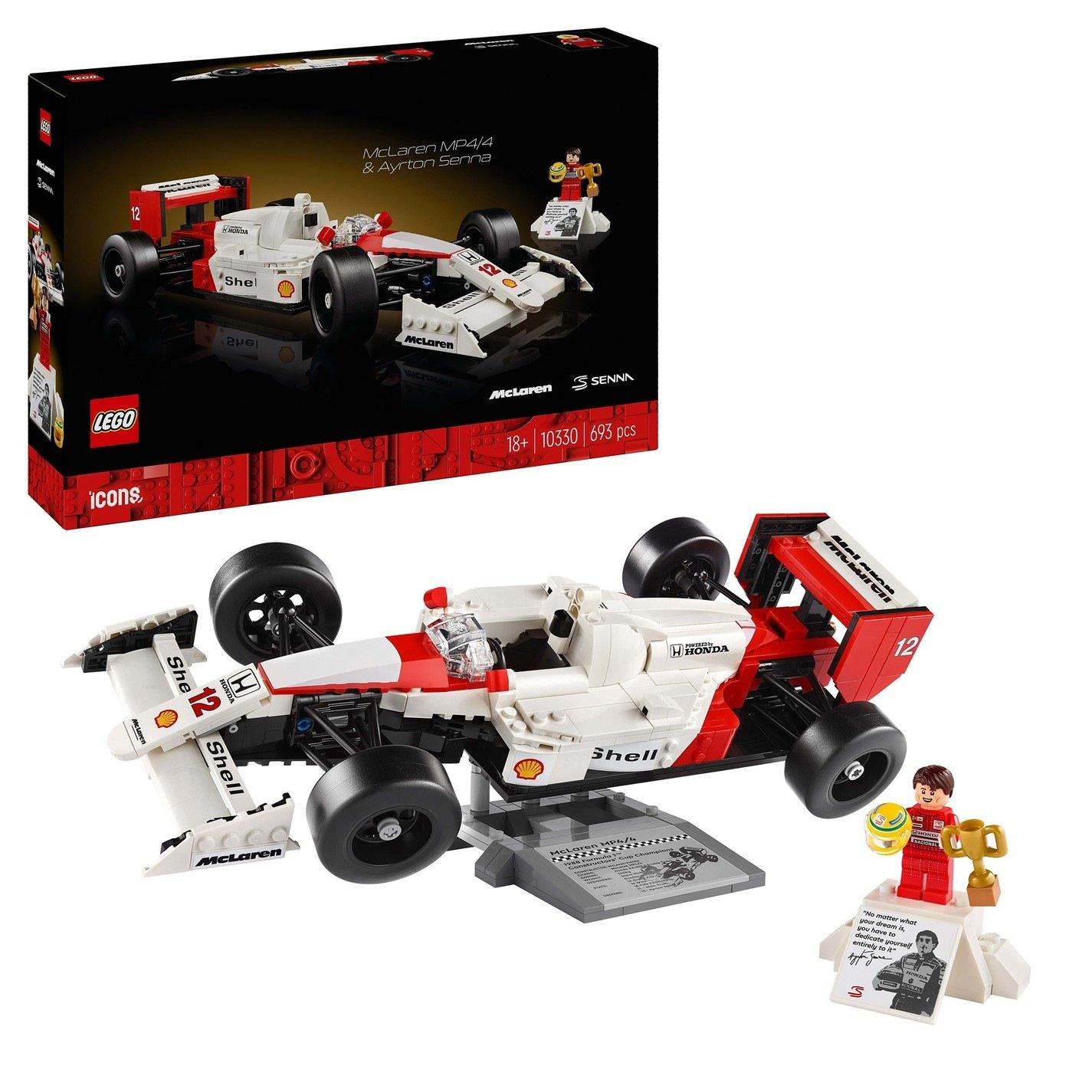 LEGO | Icons 10330 McLaren MP4/4 and Ayrton Senna | Lego | Sports Direct