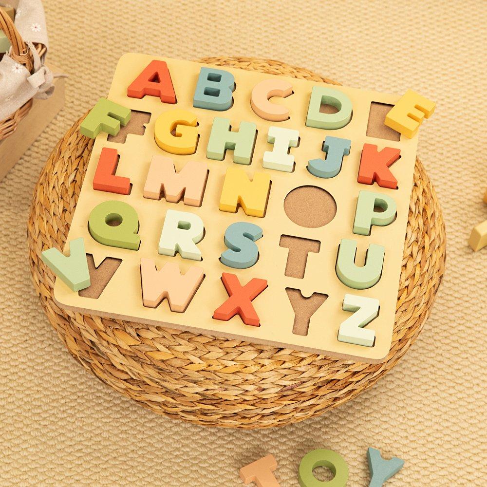 Tooky Toy | Wooden Alphabet Puzzle | Educational Toys | FRASERS