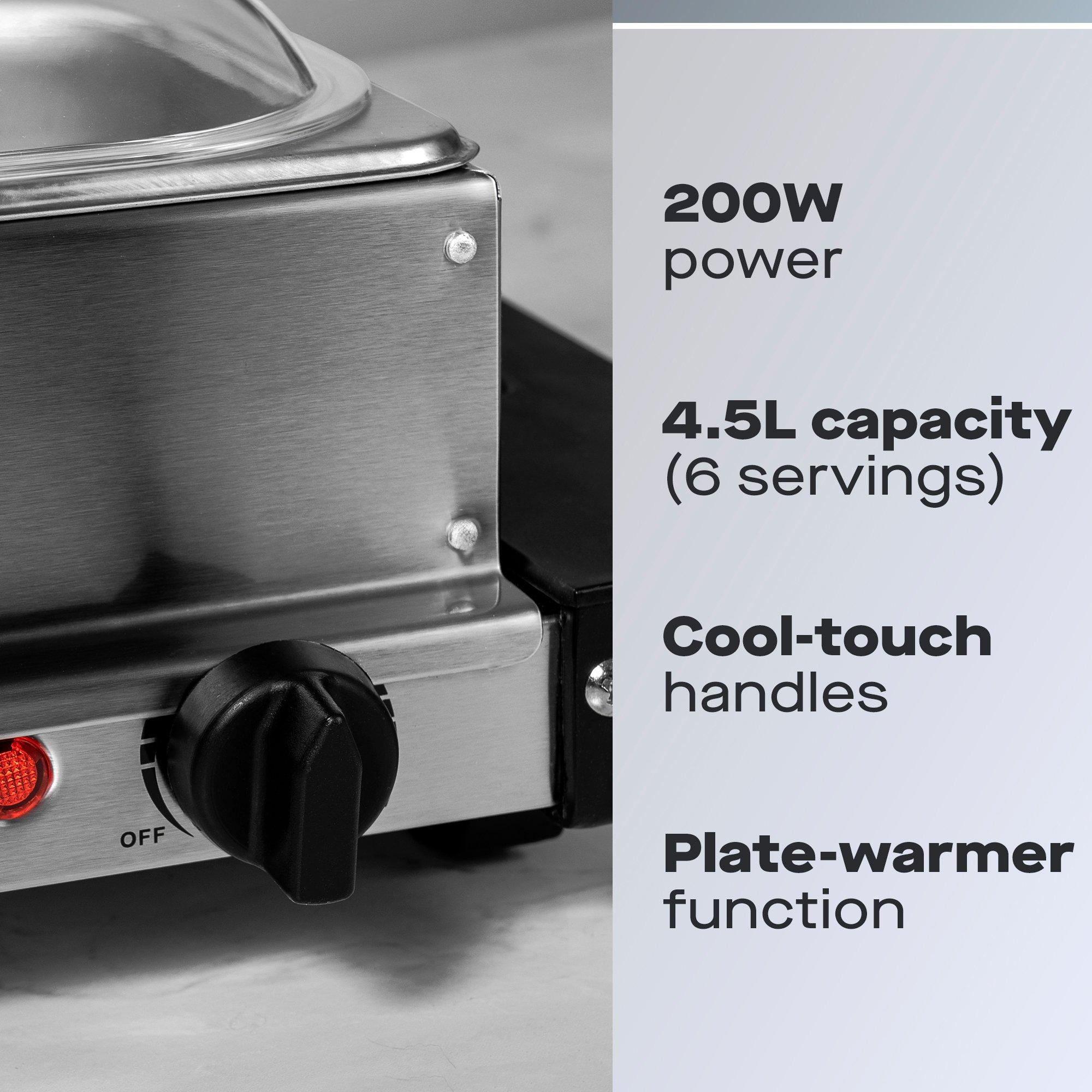 Daewoo EGL 4 Pot Large Buffet Server and Hot Plate | FRASERS