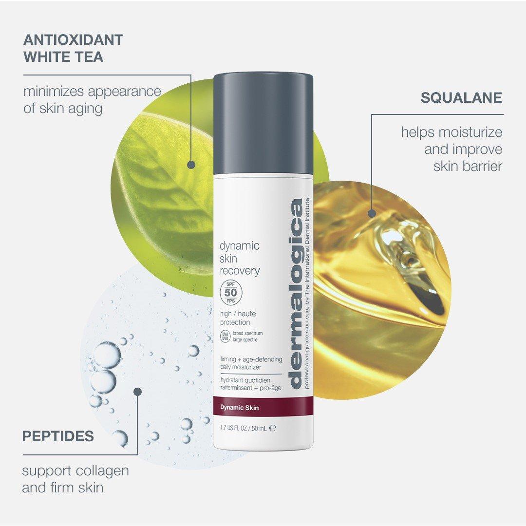 Dermalogica Edit Dynamic Skin Recovery SPF50 Face Moisturiser | FRASERS