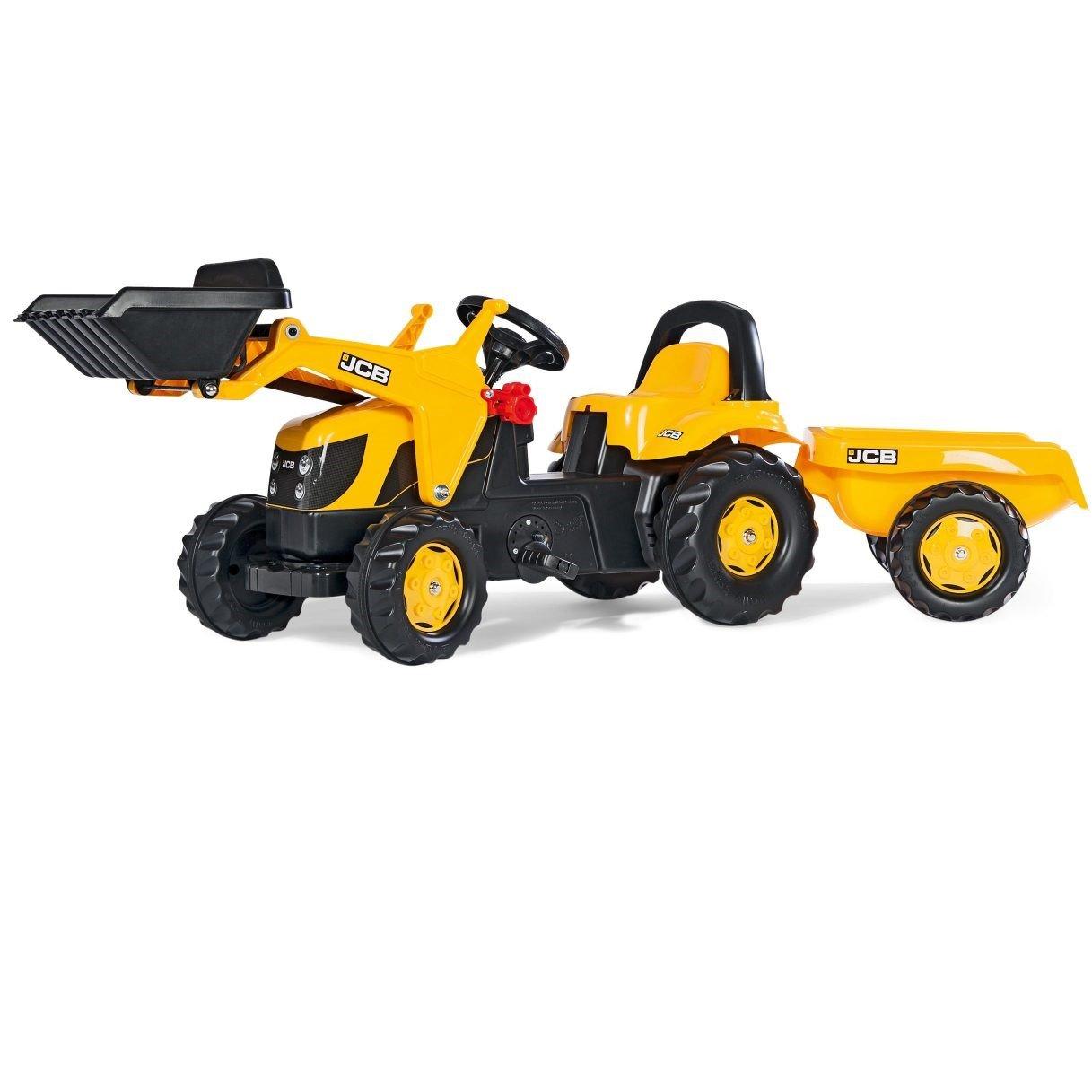 Rolly JCB Kid Trac +Loader + Trailer | Sports Direct