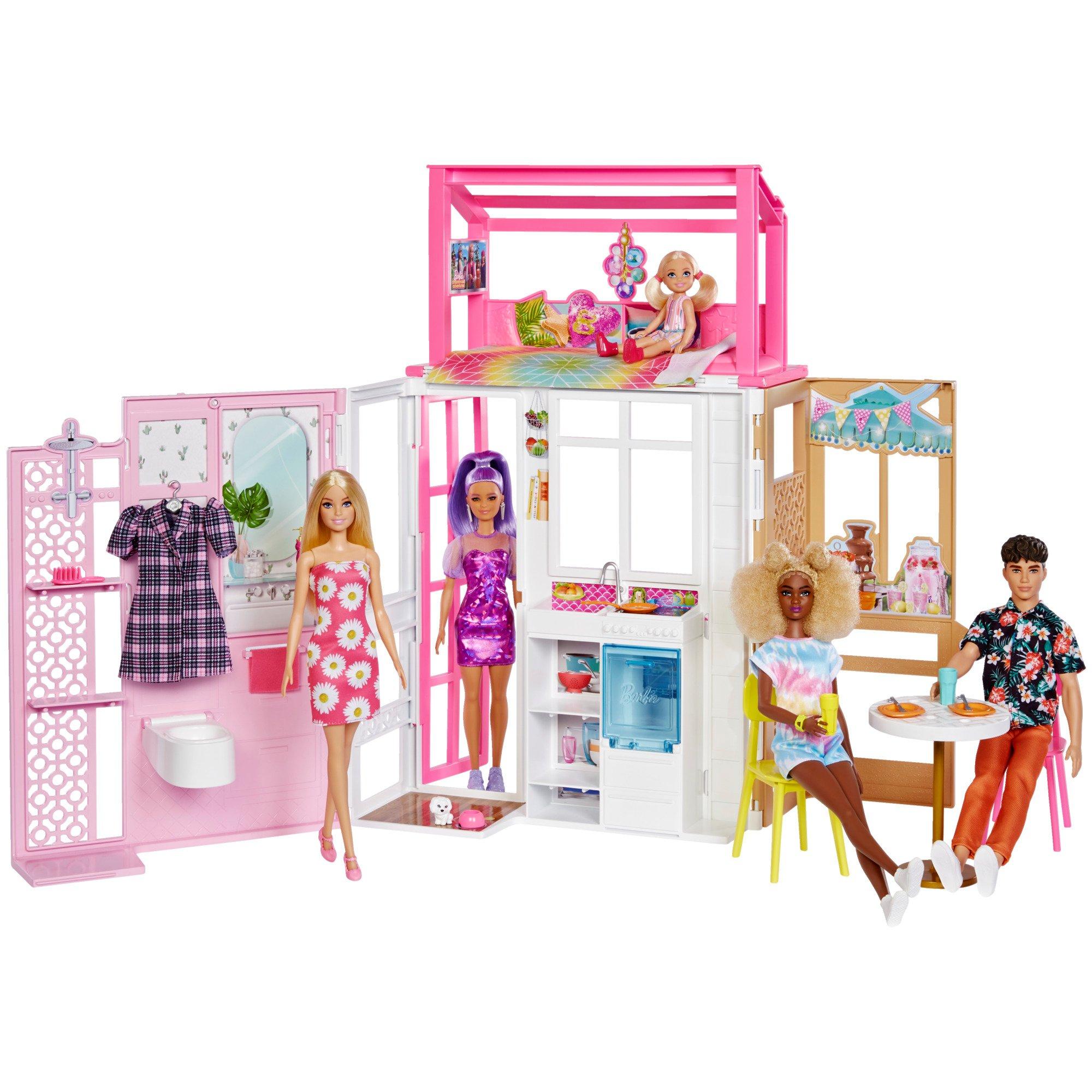 Barbie | BARBIE VACATION HOUSE DOLL PLAYSET | Dolls | FRASERS