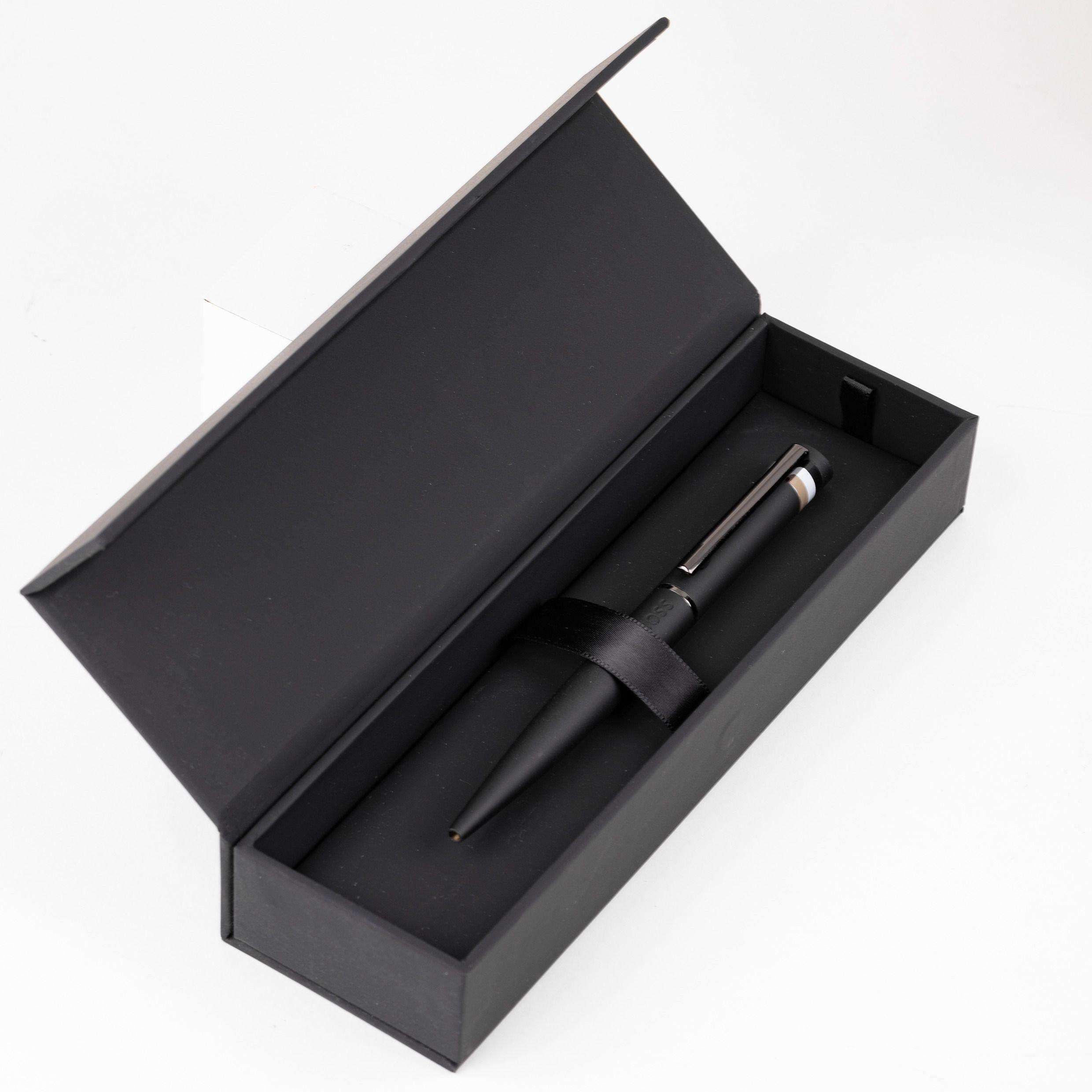 Boss | Men's Hugo Loop Black Iconic Pen, Optimal Writing Experience ...