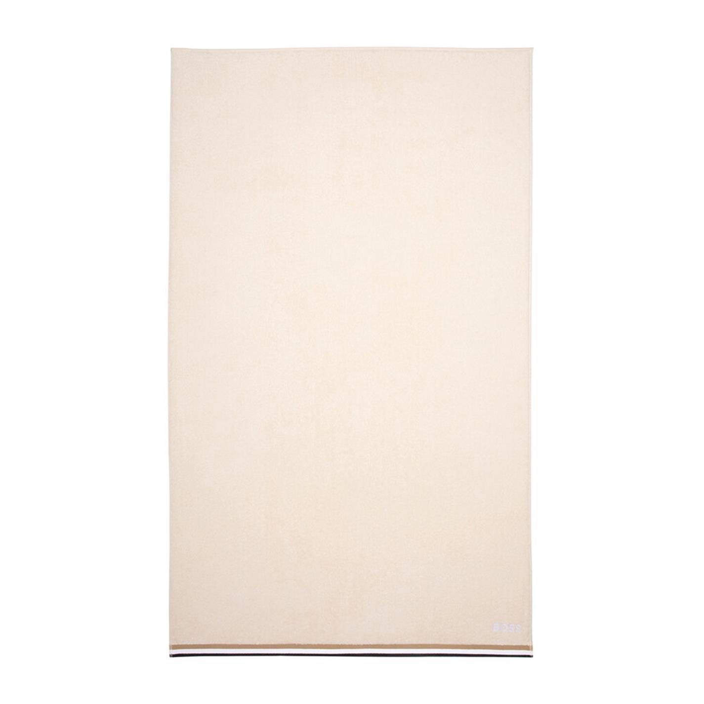 Boss Home Boss Iconic Stripe Organic Cotton - Beige | Sports Direct