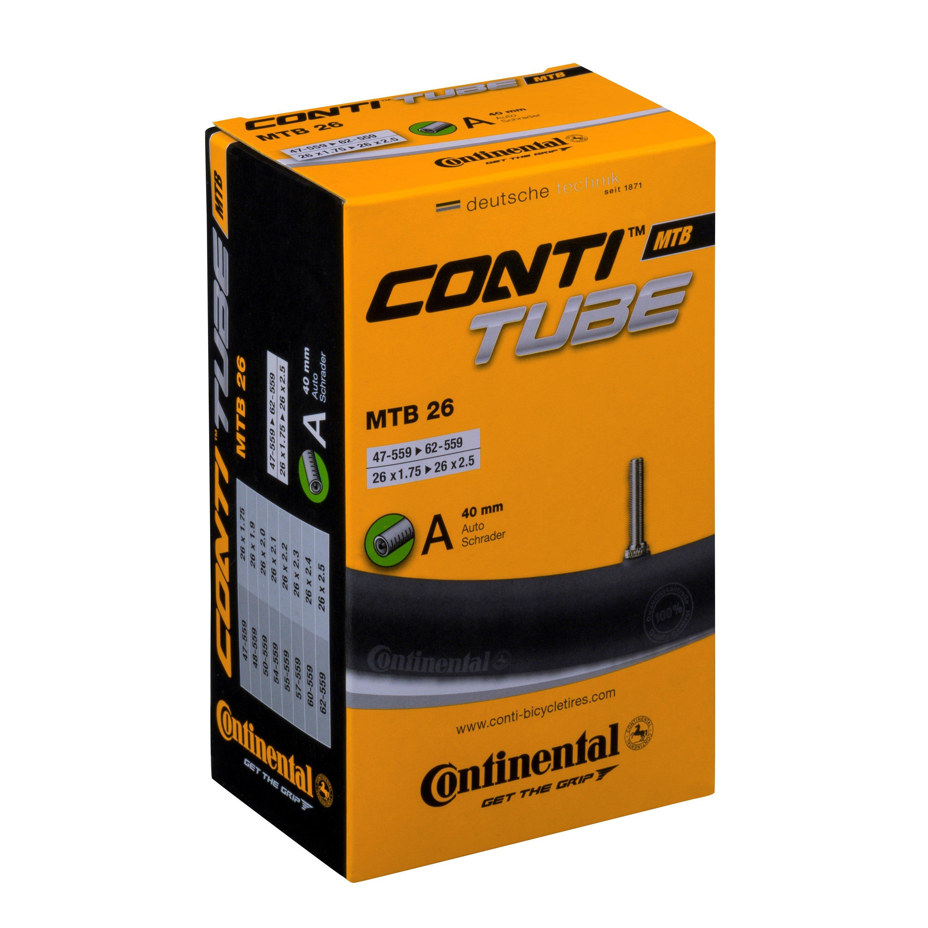 Continental | MTB 26 Mountain Bike Inner Tube Valve | Cycle Inner Tubes ...