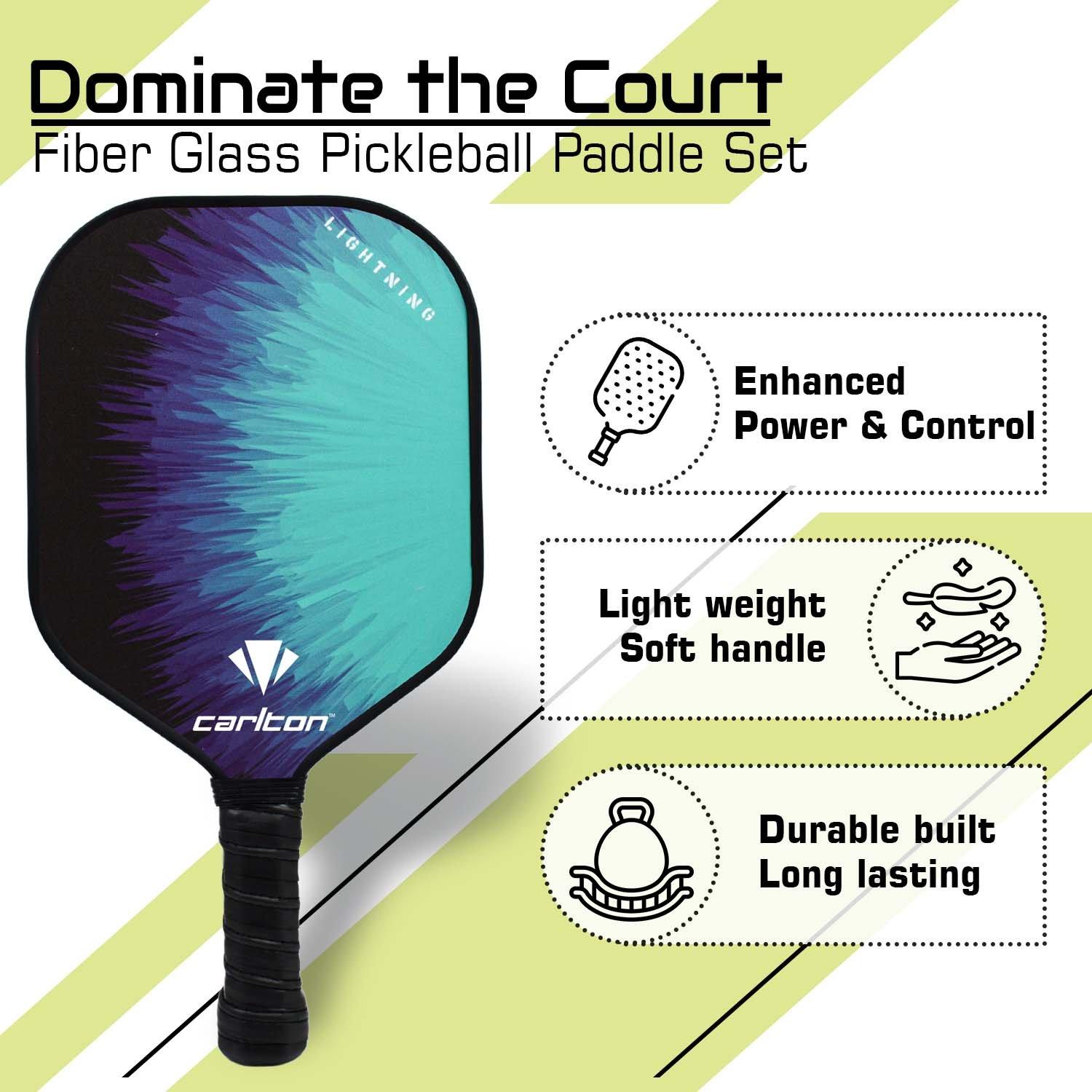 Carlton | Lightning Pickle Bat | Pickleball Rackets | Sports Direct MY