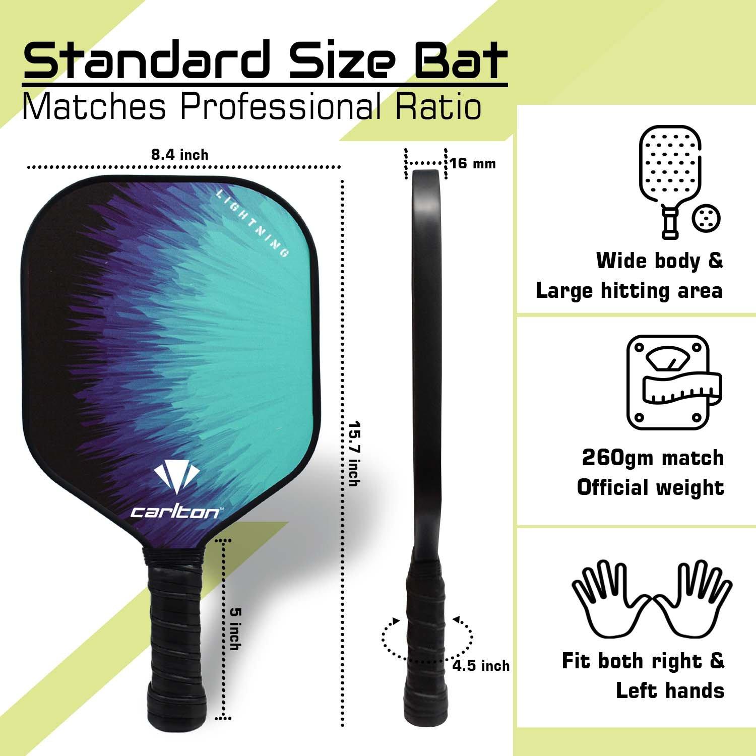 Carlton | Lightning Pickle Bat | Pickleball Rackets | Sports Direct MY