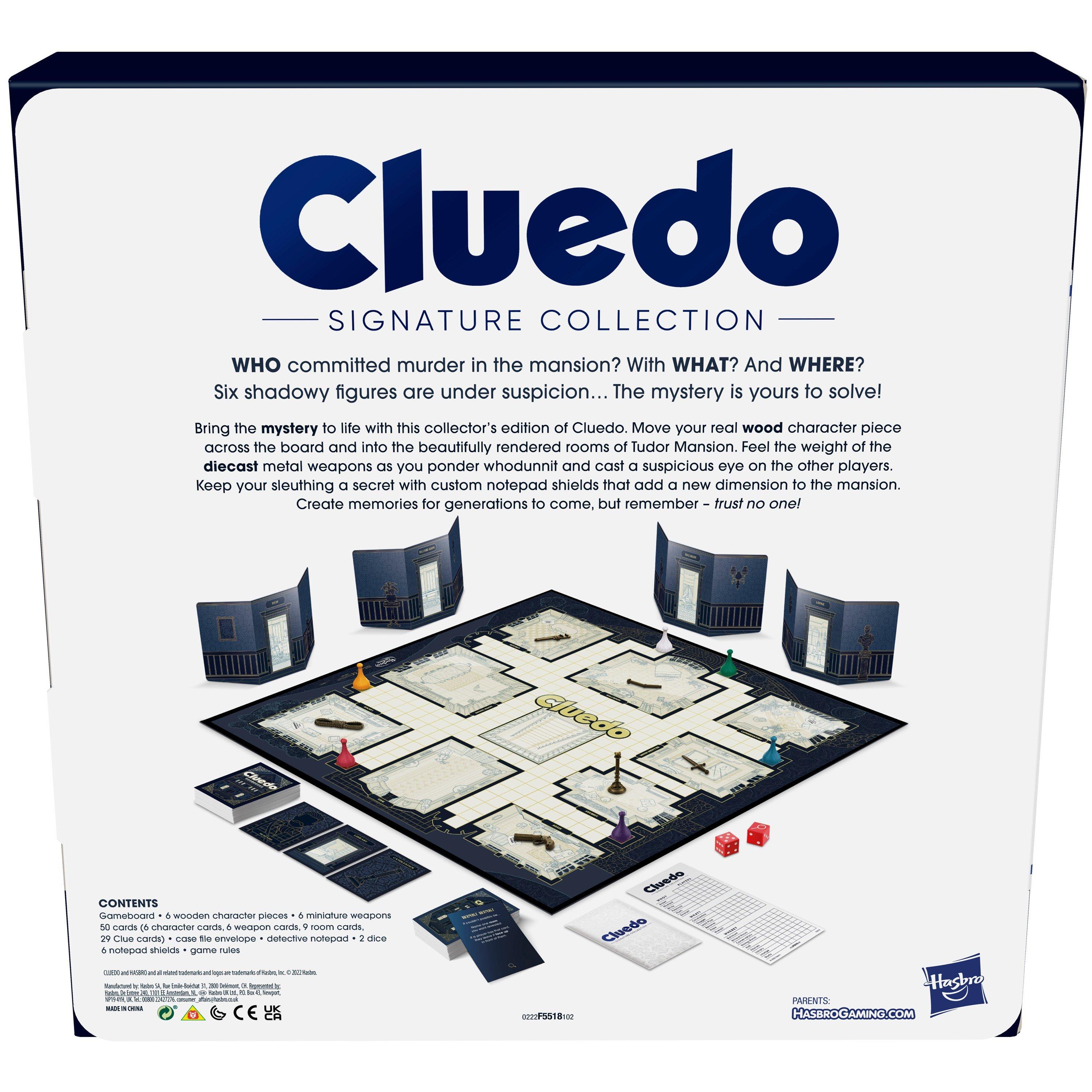Hasbro | Hasbro Cluedo 00 | Board Games | Sports Direct