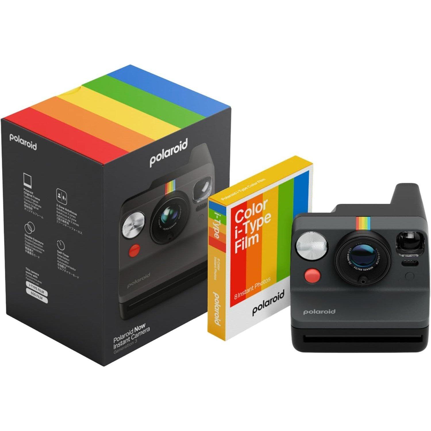Polaroid EB Now Gen 3 Instant Camera (Black) | Sports Direct