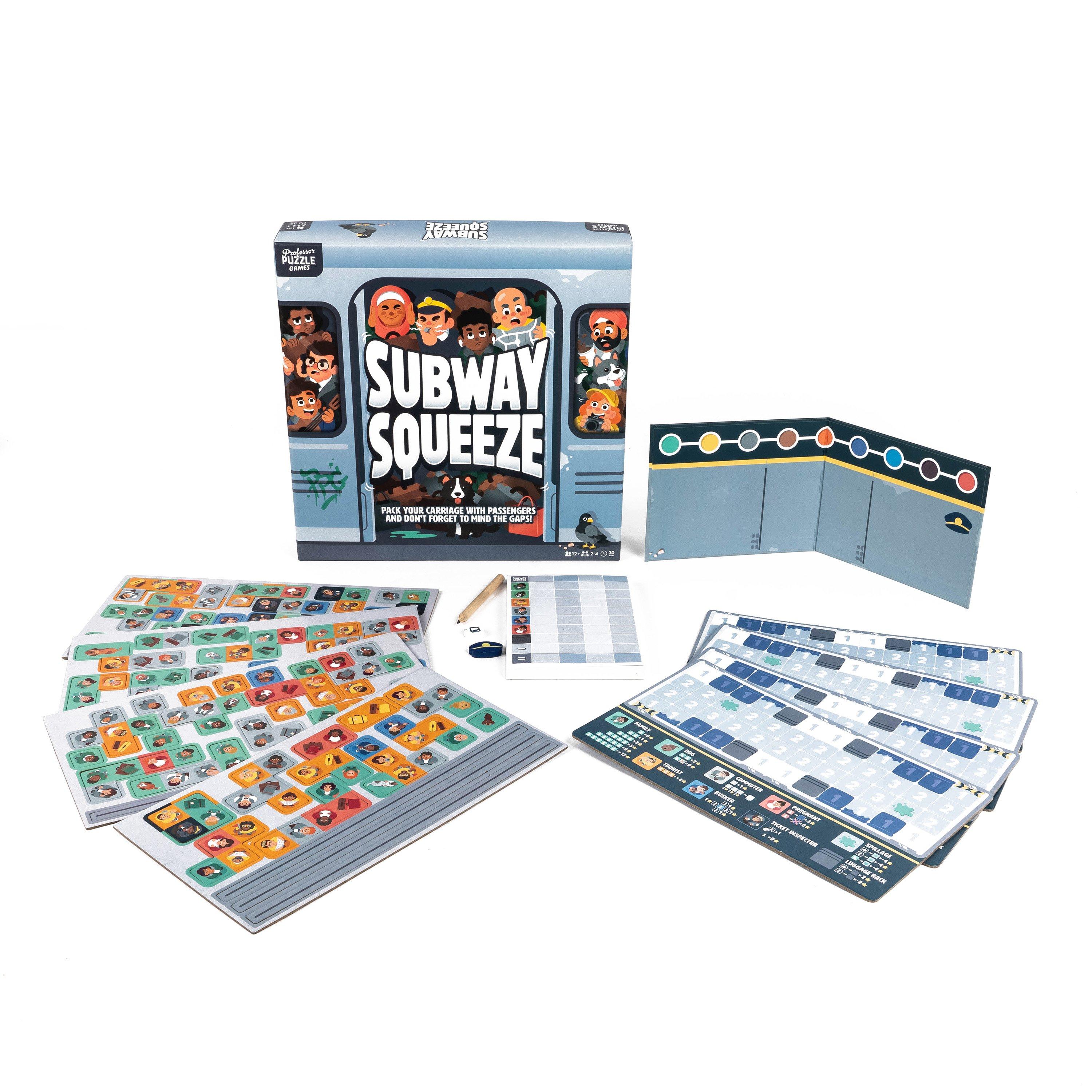 Professor Puzzle Subway Squeeze Board Game | FRASERS