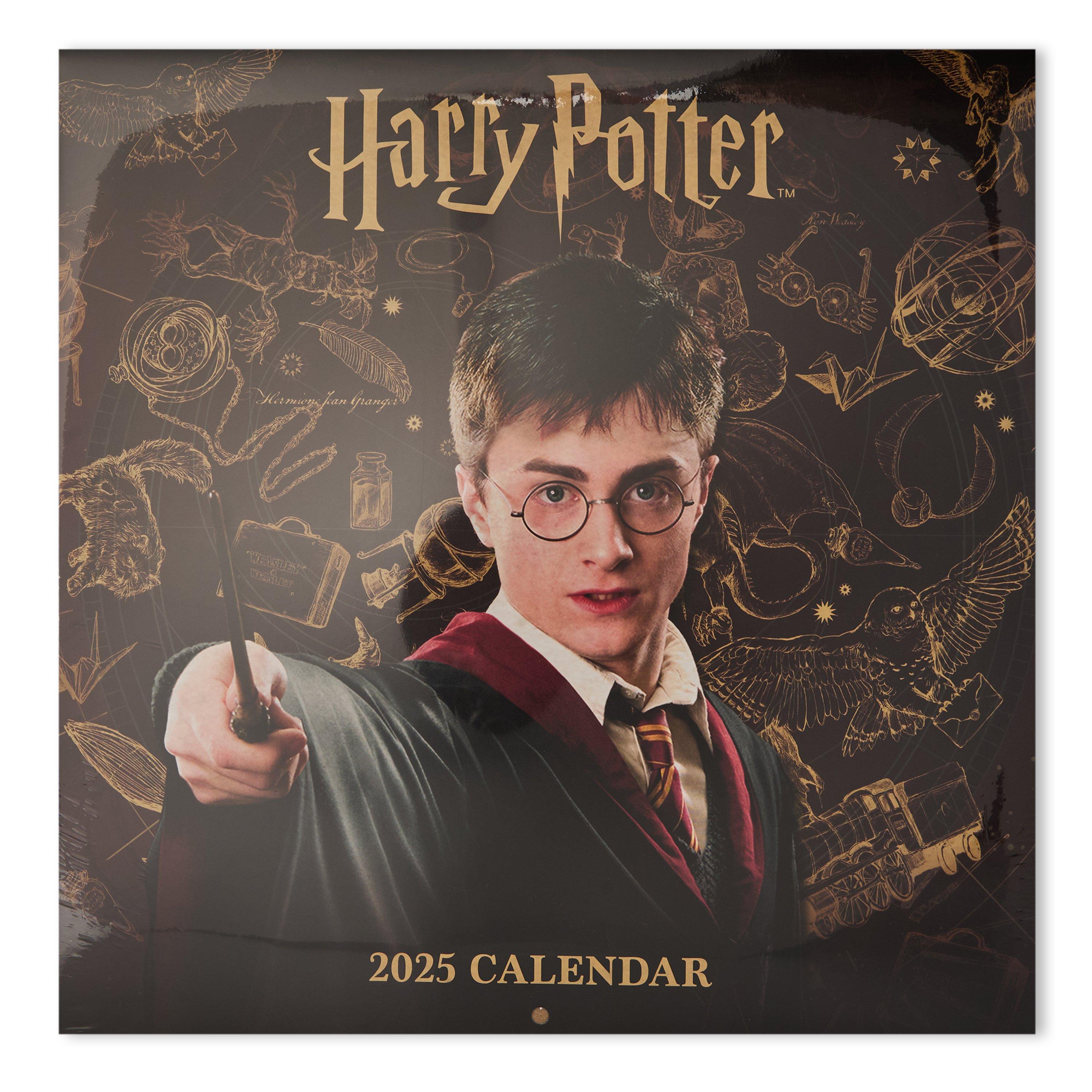 Harry Potter | Potter 2025 Square Wall Calendar | Calendars | Sports Direct