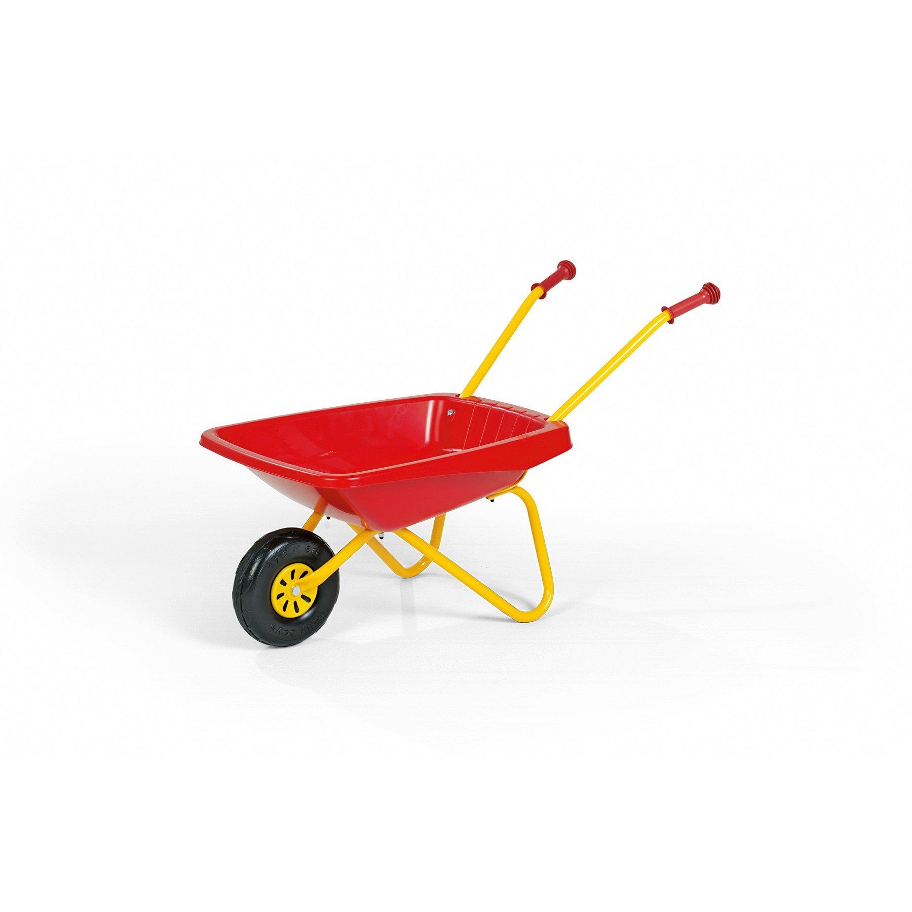 Rolly Child's Metal & Plastic Wheelbarrow Red & Yellow | FRASERS